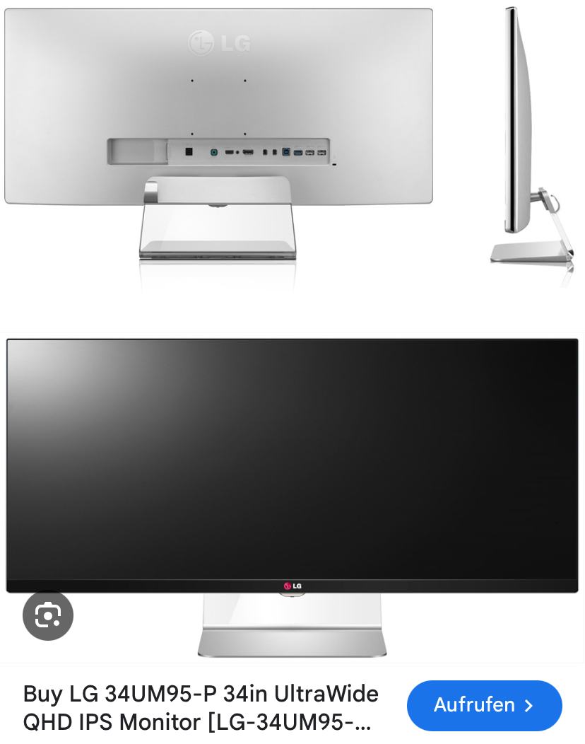 LG 21:9 UltraWide 34UM95