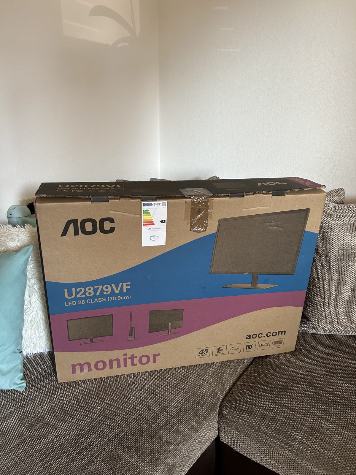 Monitor AOC U2879VF 28 - 4K UHD 3840x2160px (NOVO!)