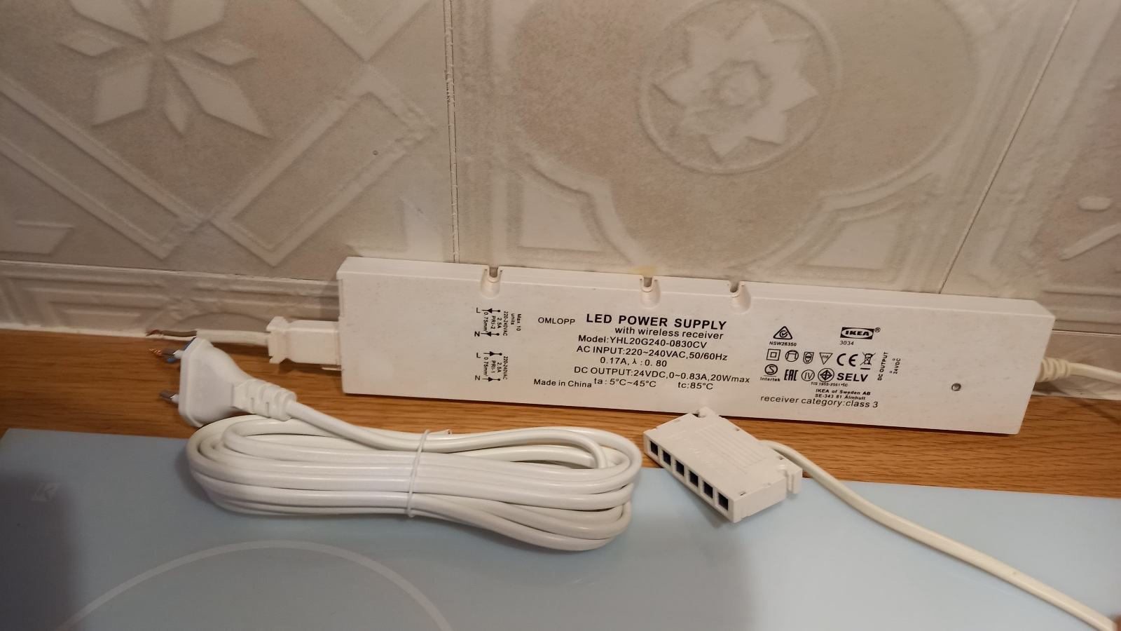 Transformator za 6 Led rasvjetnih tijela,.ikea