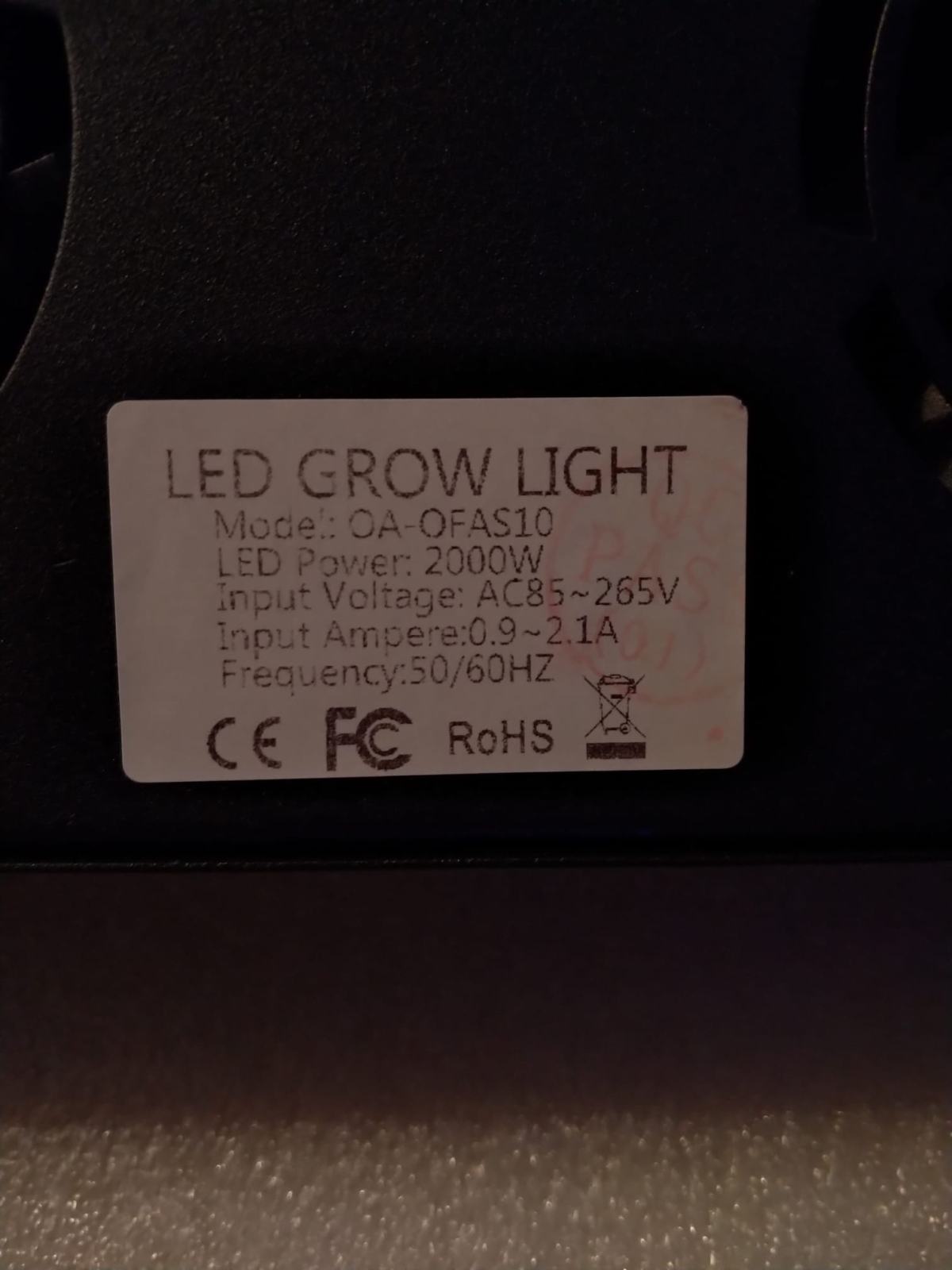 COB LED GROW full spectrum 2000w