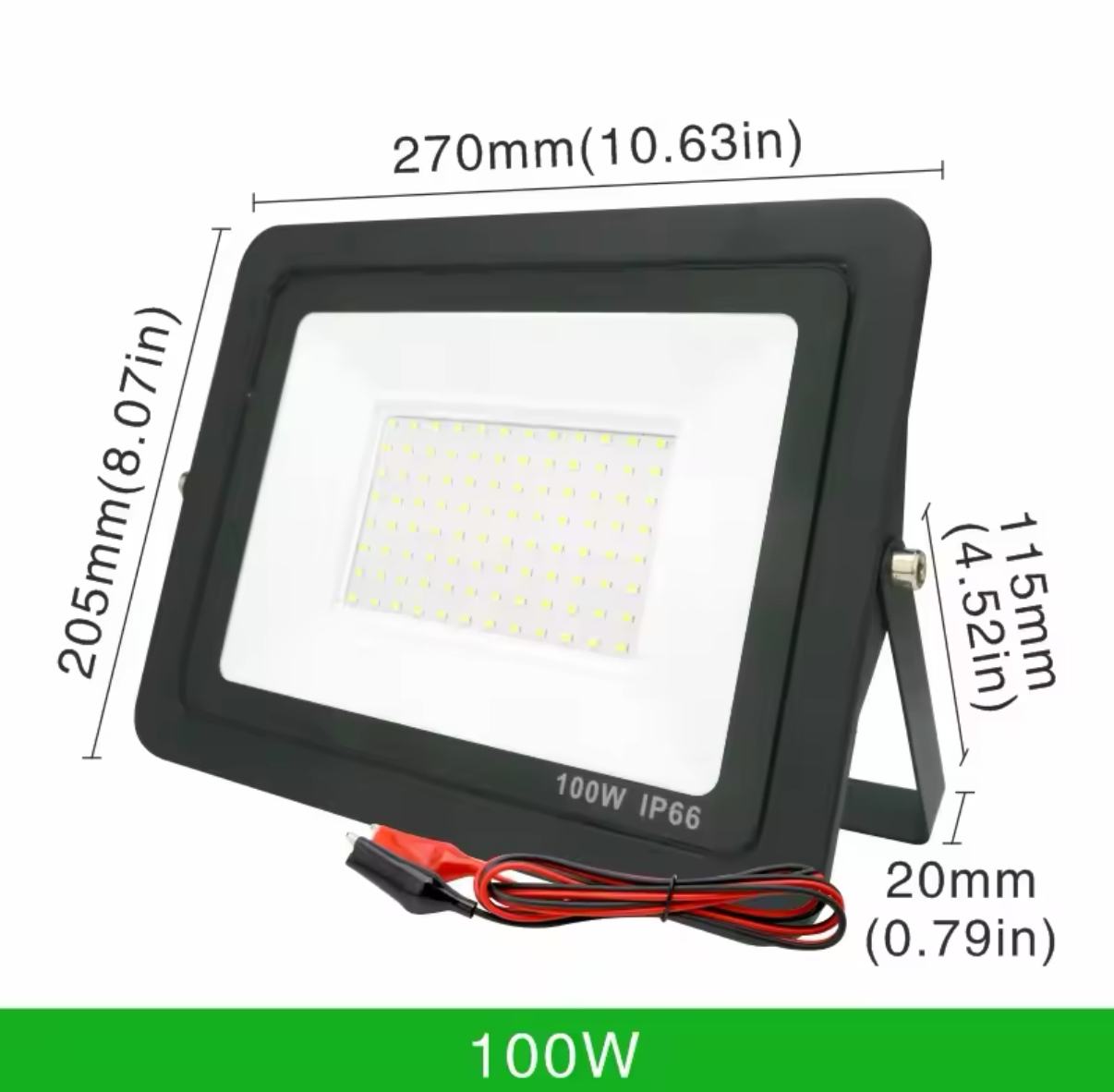 Led reflektor 100w -12v