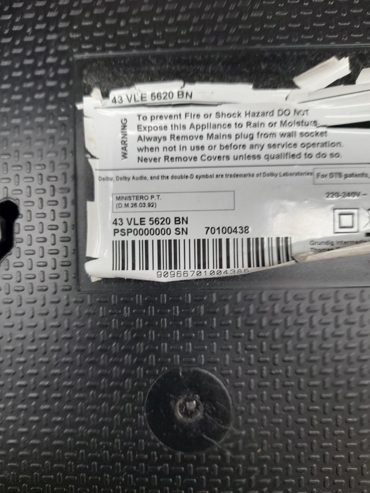 grundig led 43vle 5620bn