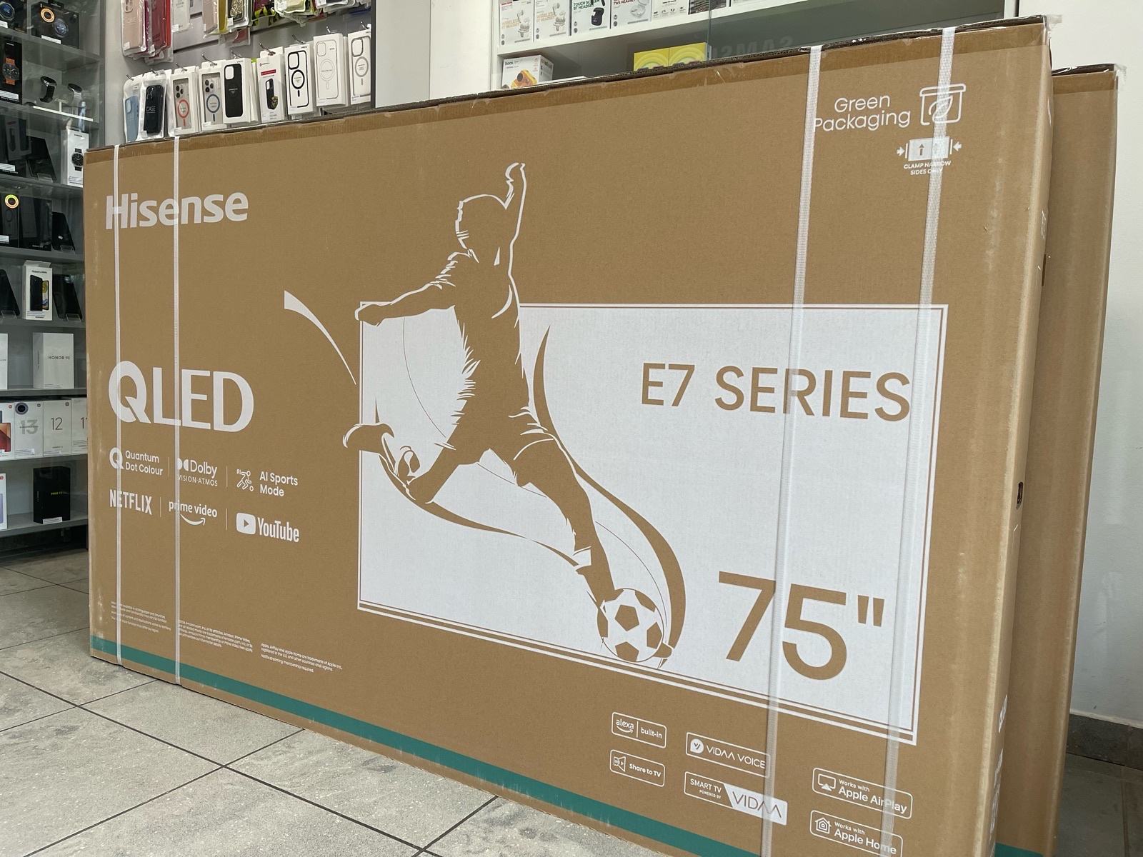 HISENSE QLED E7 SERIES 190 cm NOVO DO 36 RATA iConnect Servis