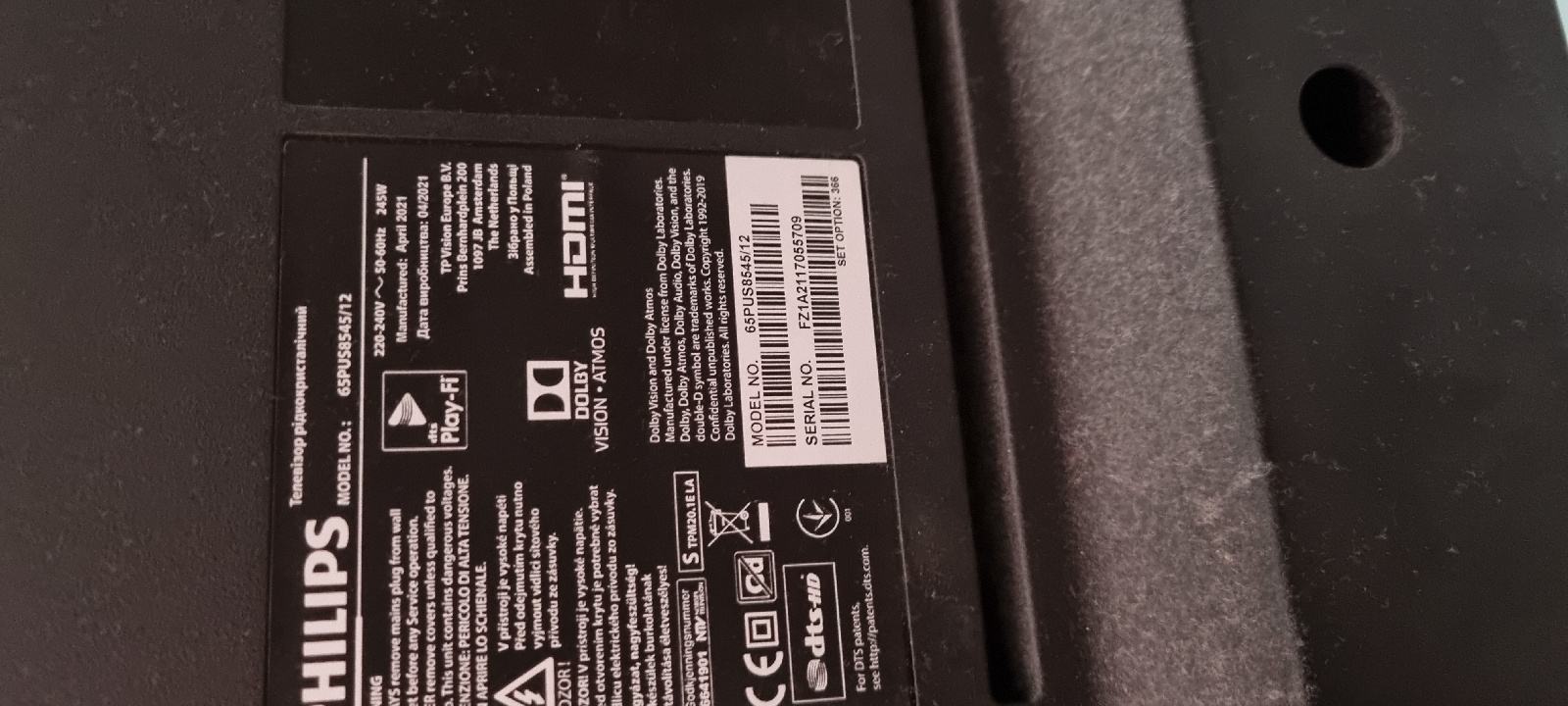 Philips ambilight android pus8545