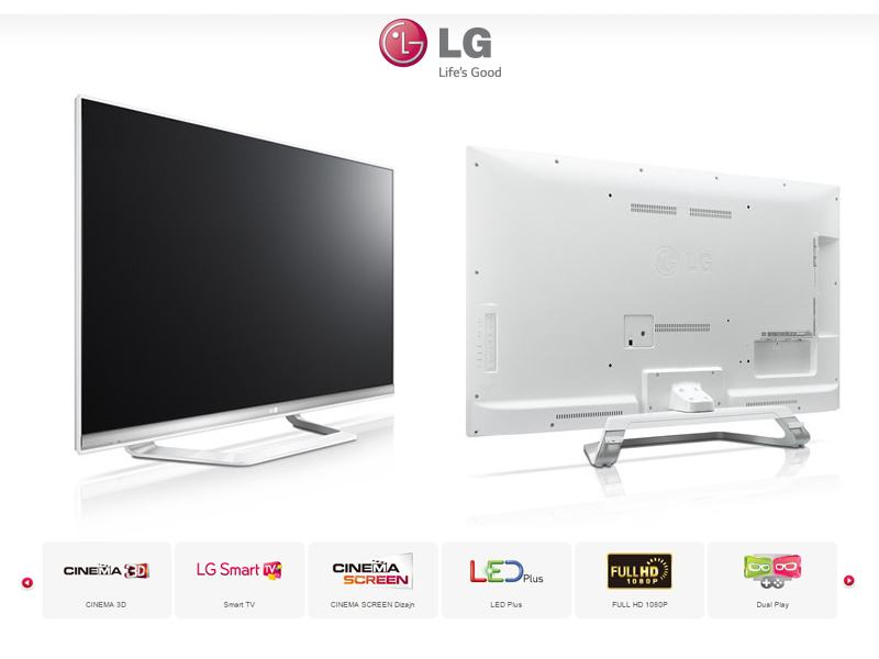 Prodajem bijeli LED LG 47 (119CM) CINEMA 3D SMART TV - 47LM649S