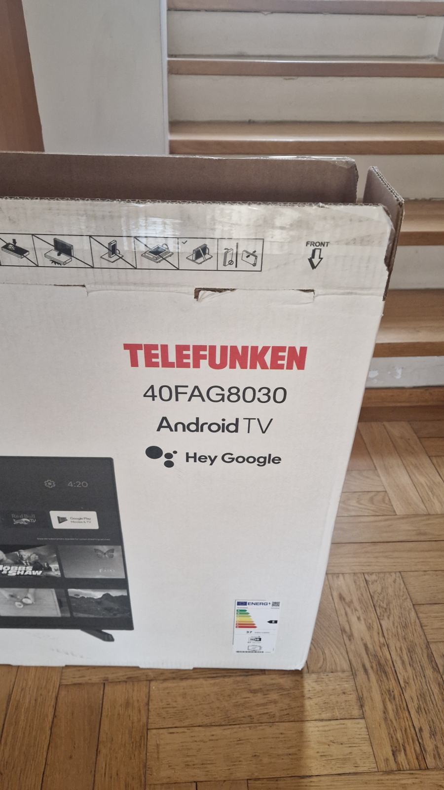 Telefunken TV 40 , novi razbijen ekran