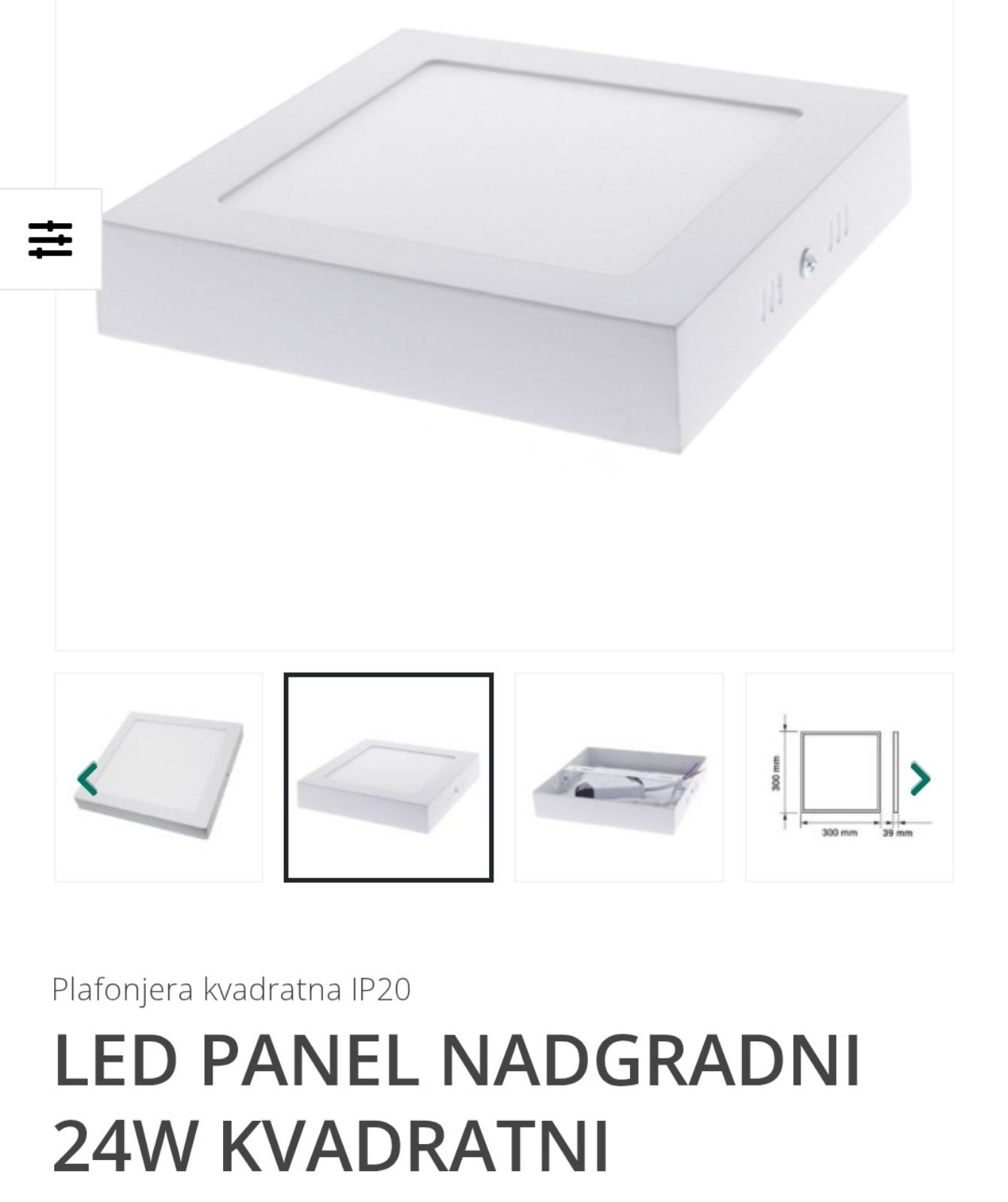 Led paneli nadgradni