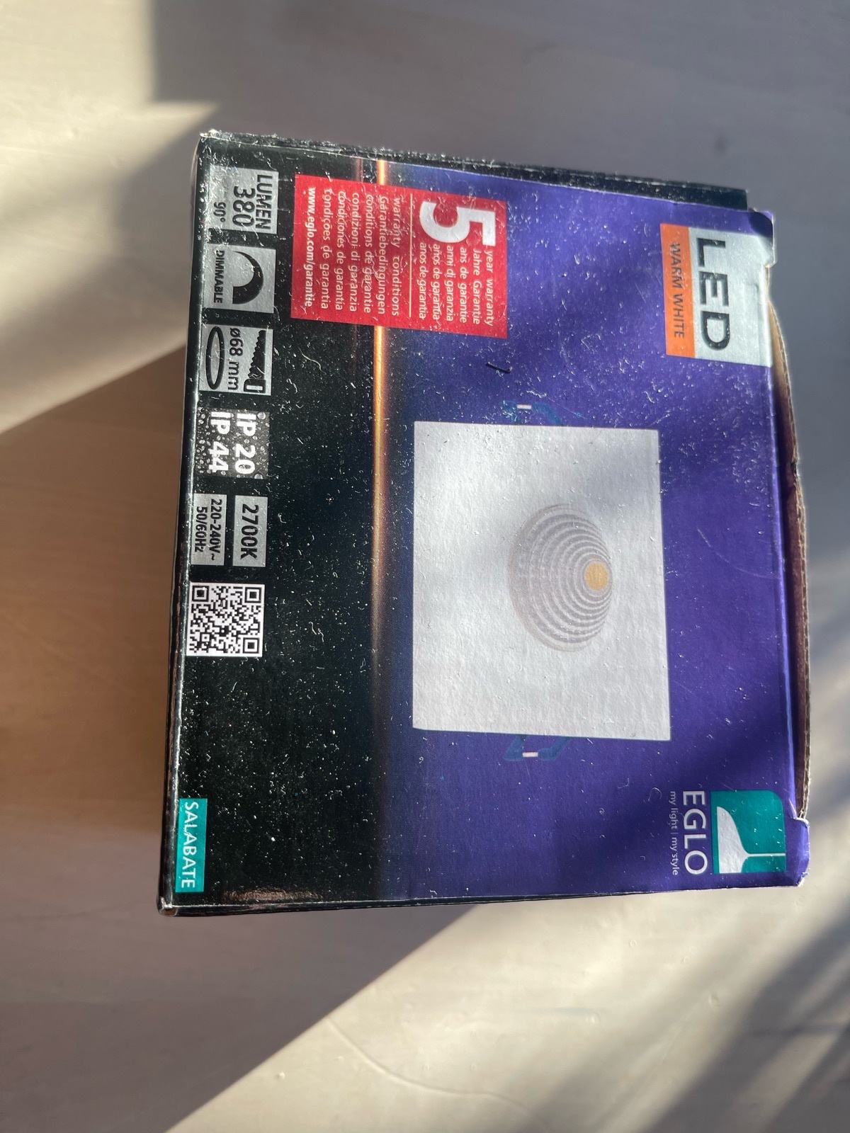 LED UGRADNA STAKLO LAMPA GU 10