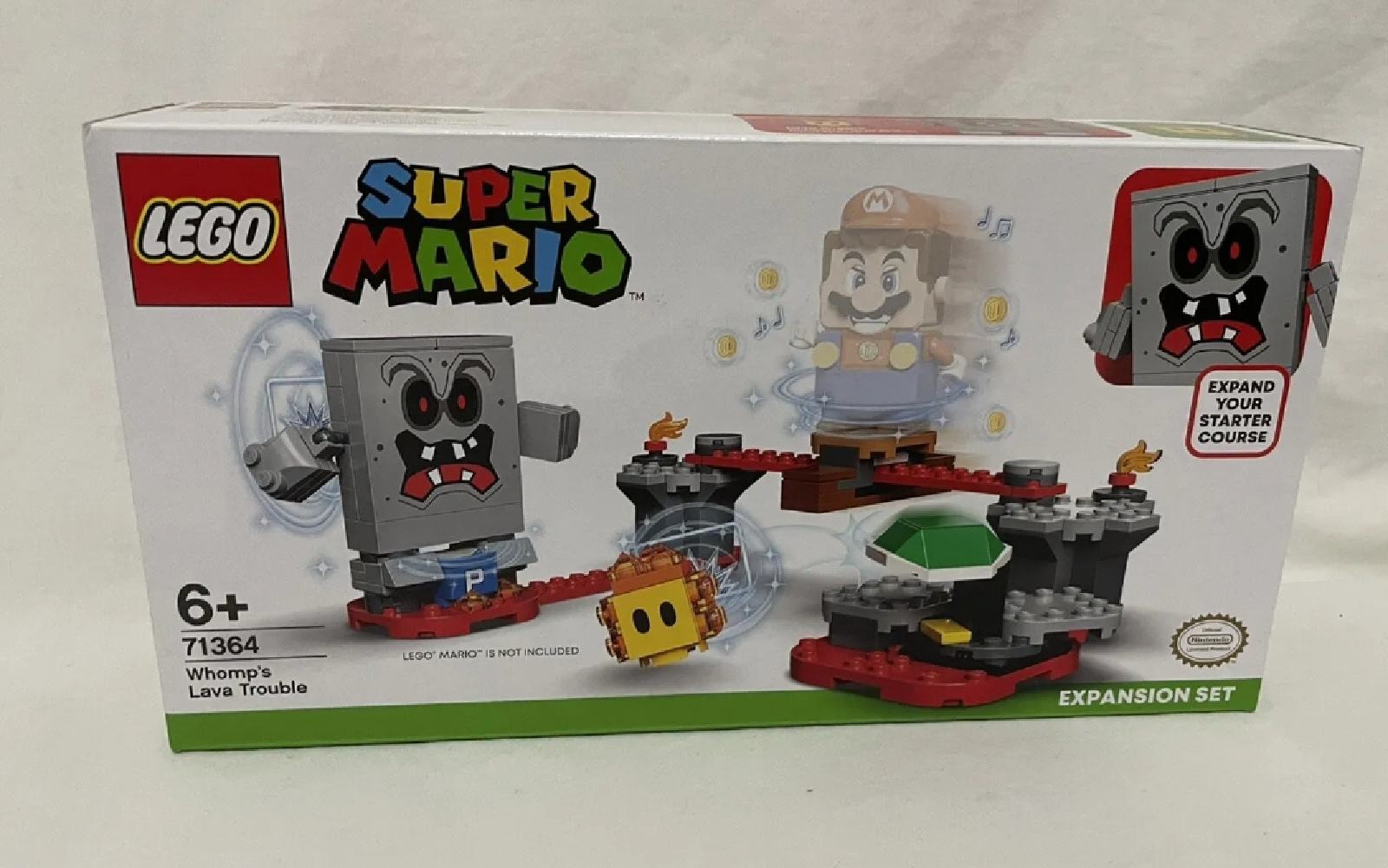 71364 LEGO Super Mario Whomps Lava Trouble! Novo!
