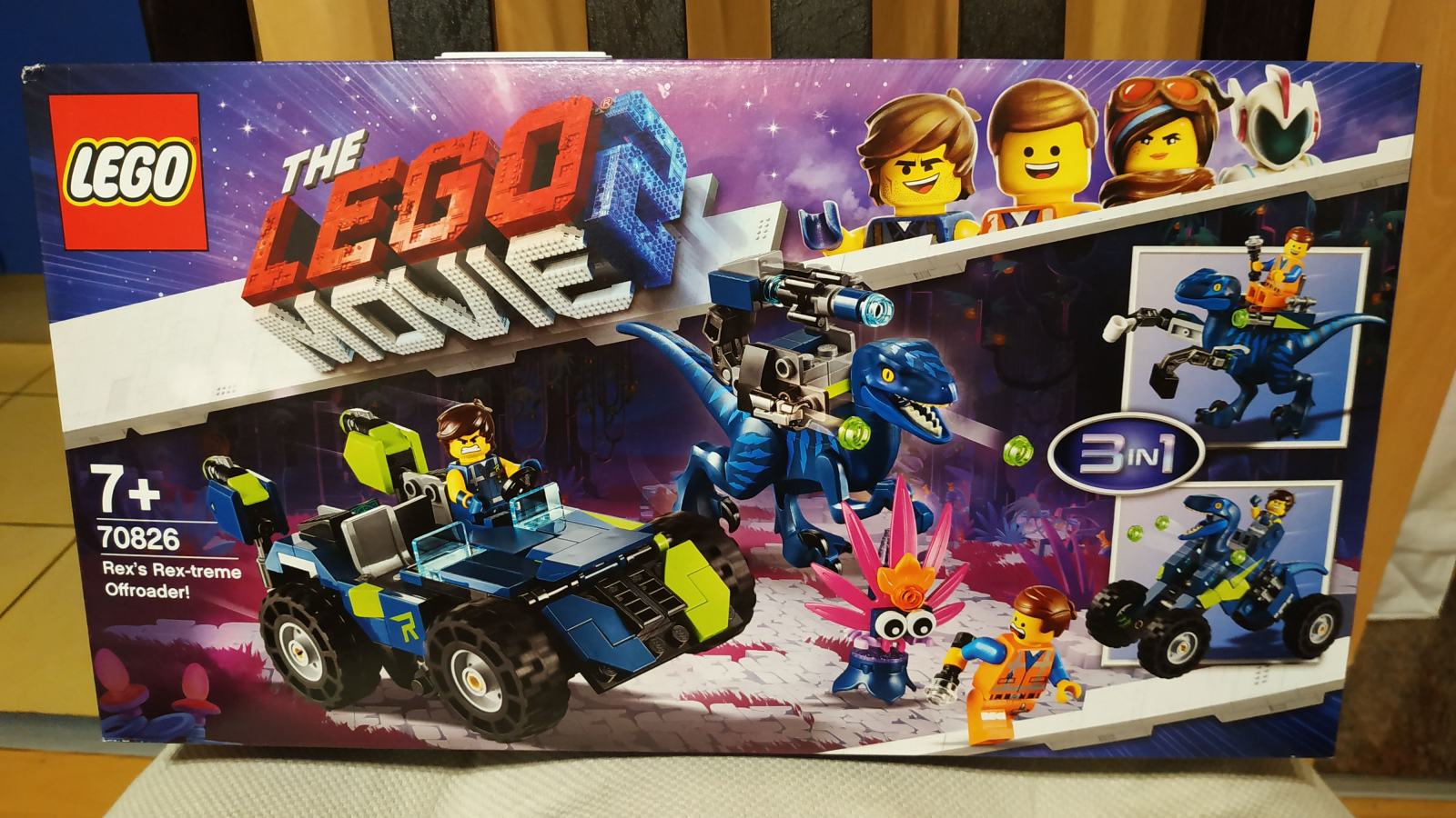 LEGO 70826-The LEGO Movie 2 - Rexs Rex-treme Offroader - NOVO