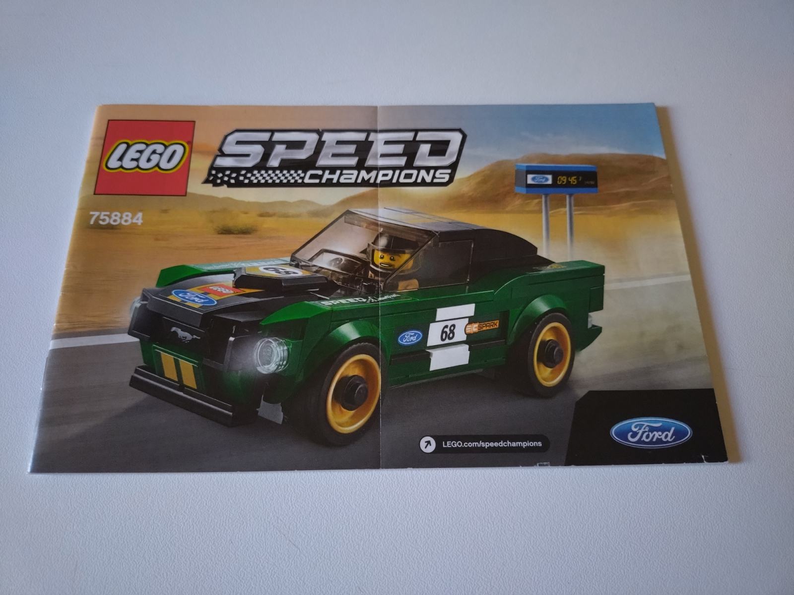 LEGO 75884 Speed Champions - 1968 Ford Mustang Fastback