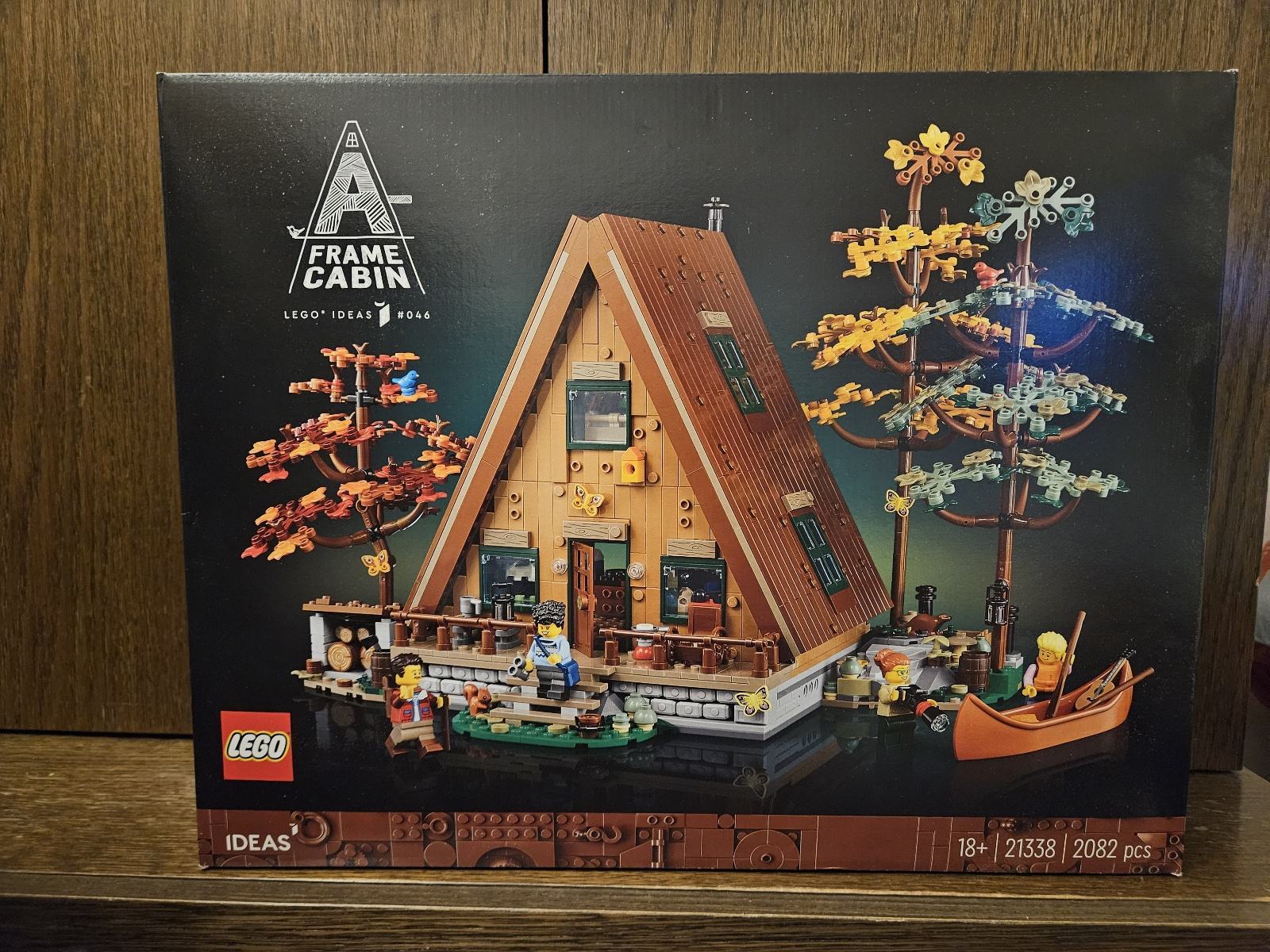 LEGO A-frame cabin, 21338