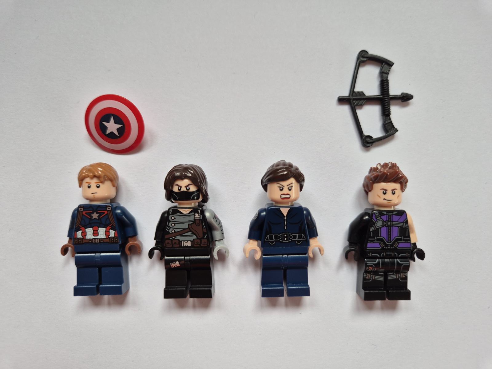 LEGO Captain America, Maria Hill, Hawkeye, Winter Soldier
