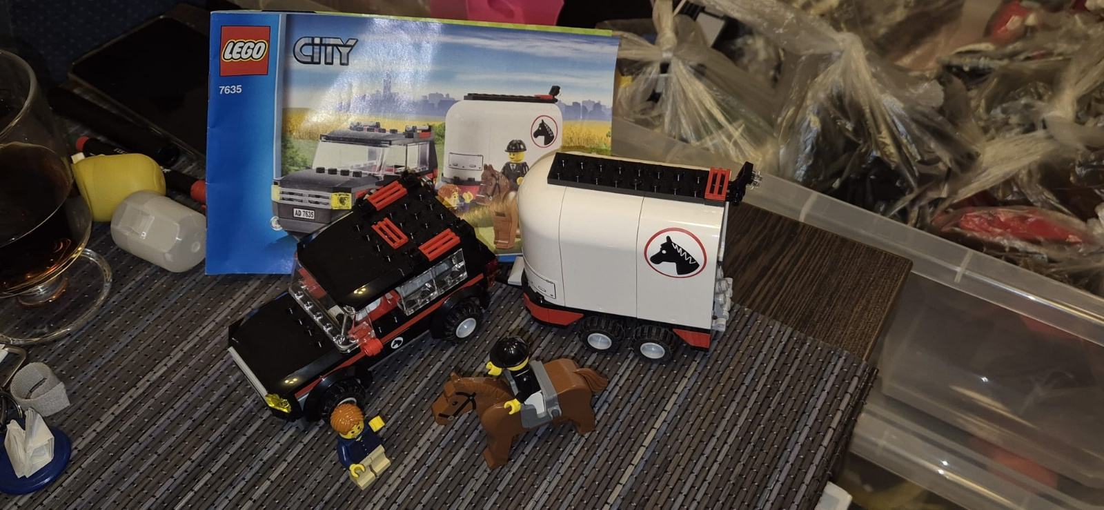 Lego City 4WD with Horse Trailer set 7635