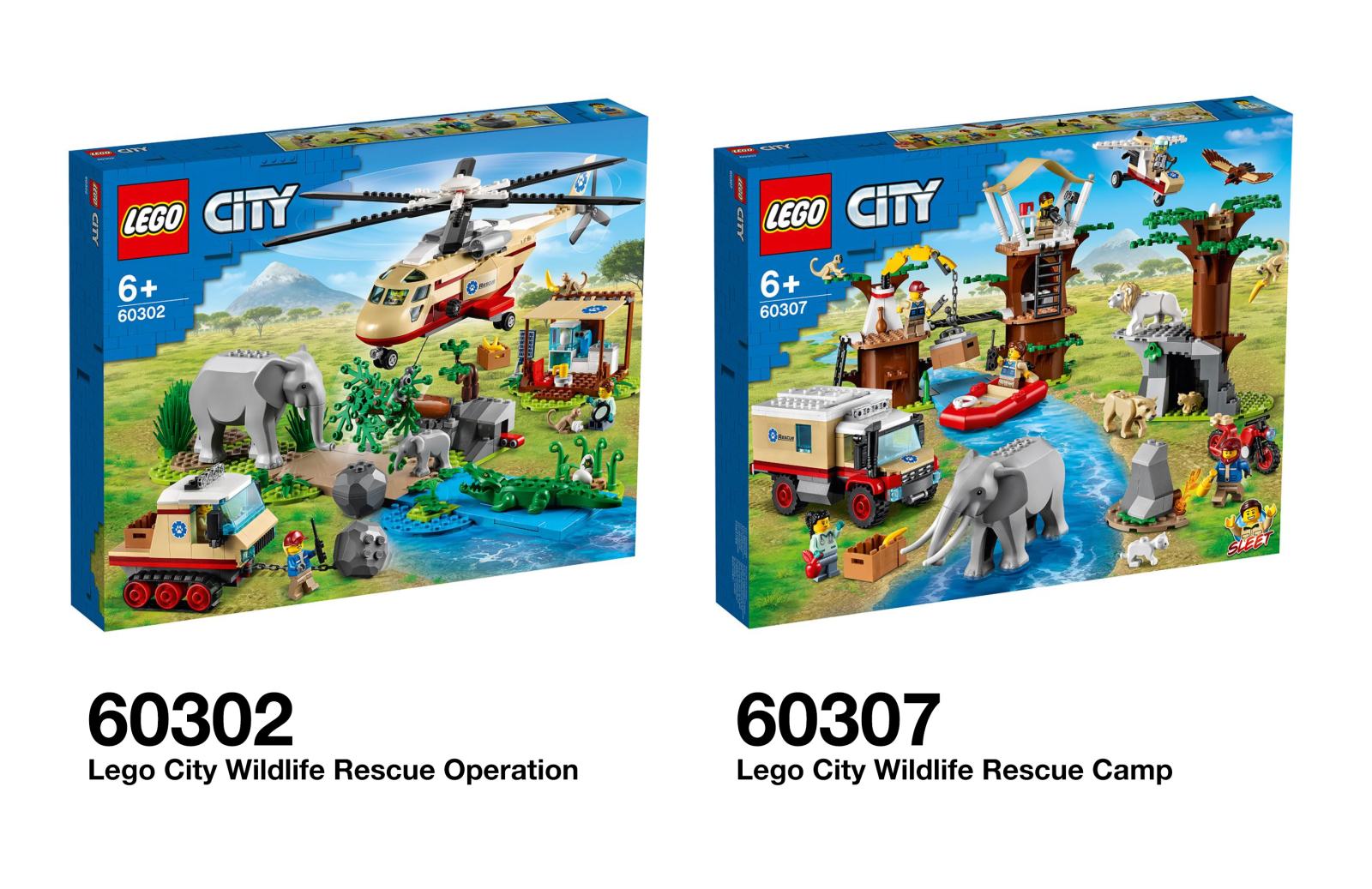 Lego City Wildlife Rescue Operation i Camp 60302 i 60307