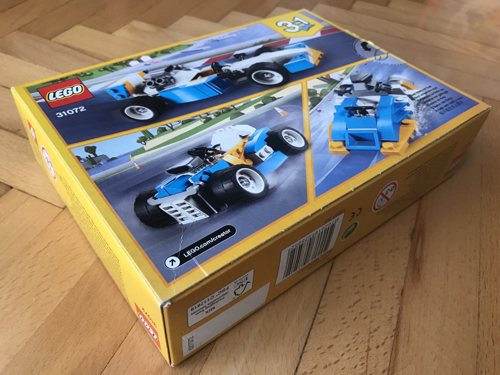 novo: Lego Creator 3u1 ( 31072 )=Formula1=Hot Rod=gliser|Bespl.Dostava