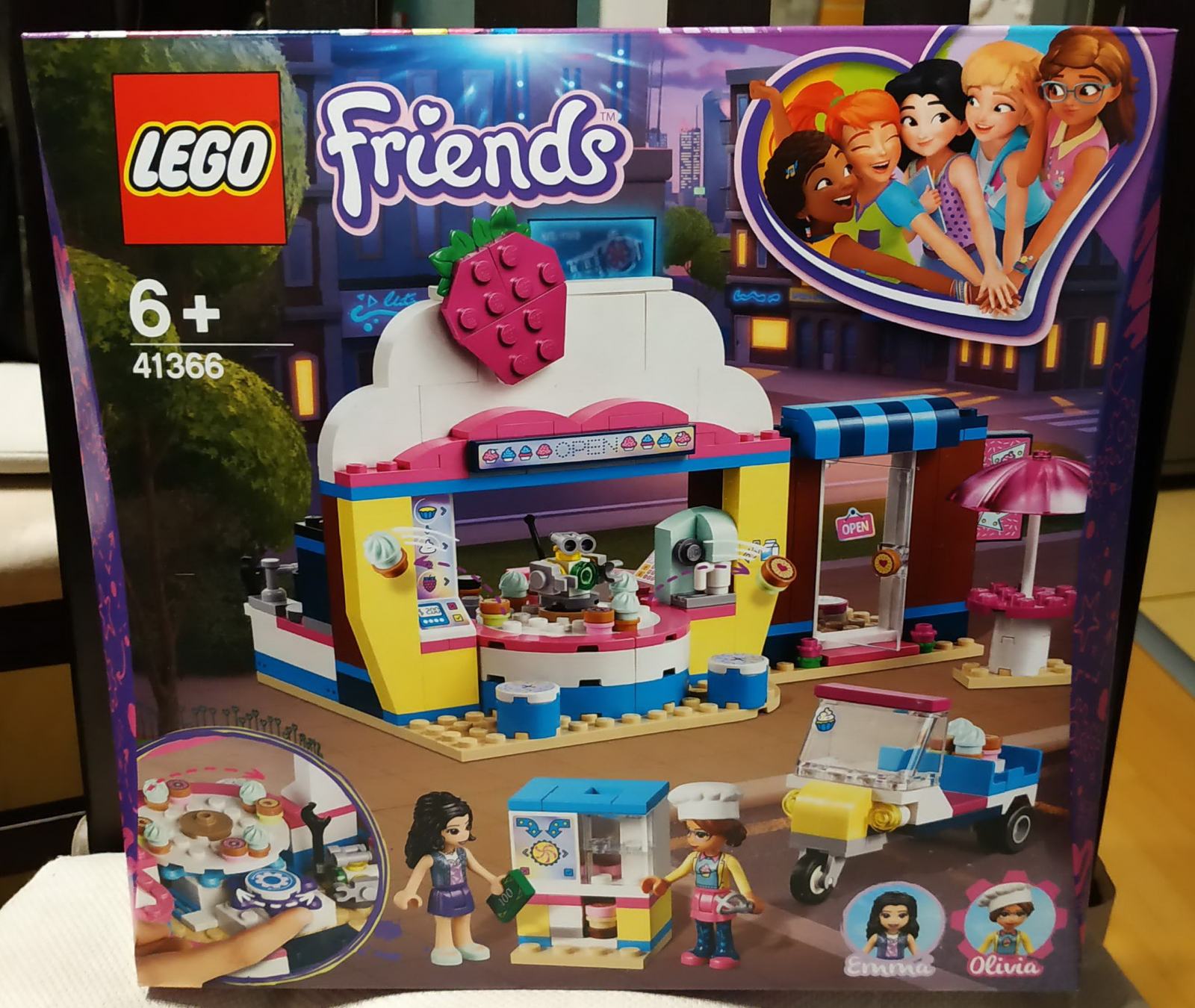 LEGO Friends 41366-Olivias Cupcake Cafe-NOVO