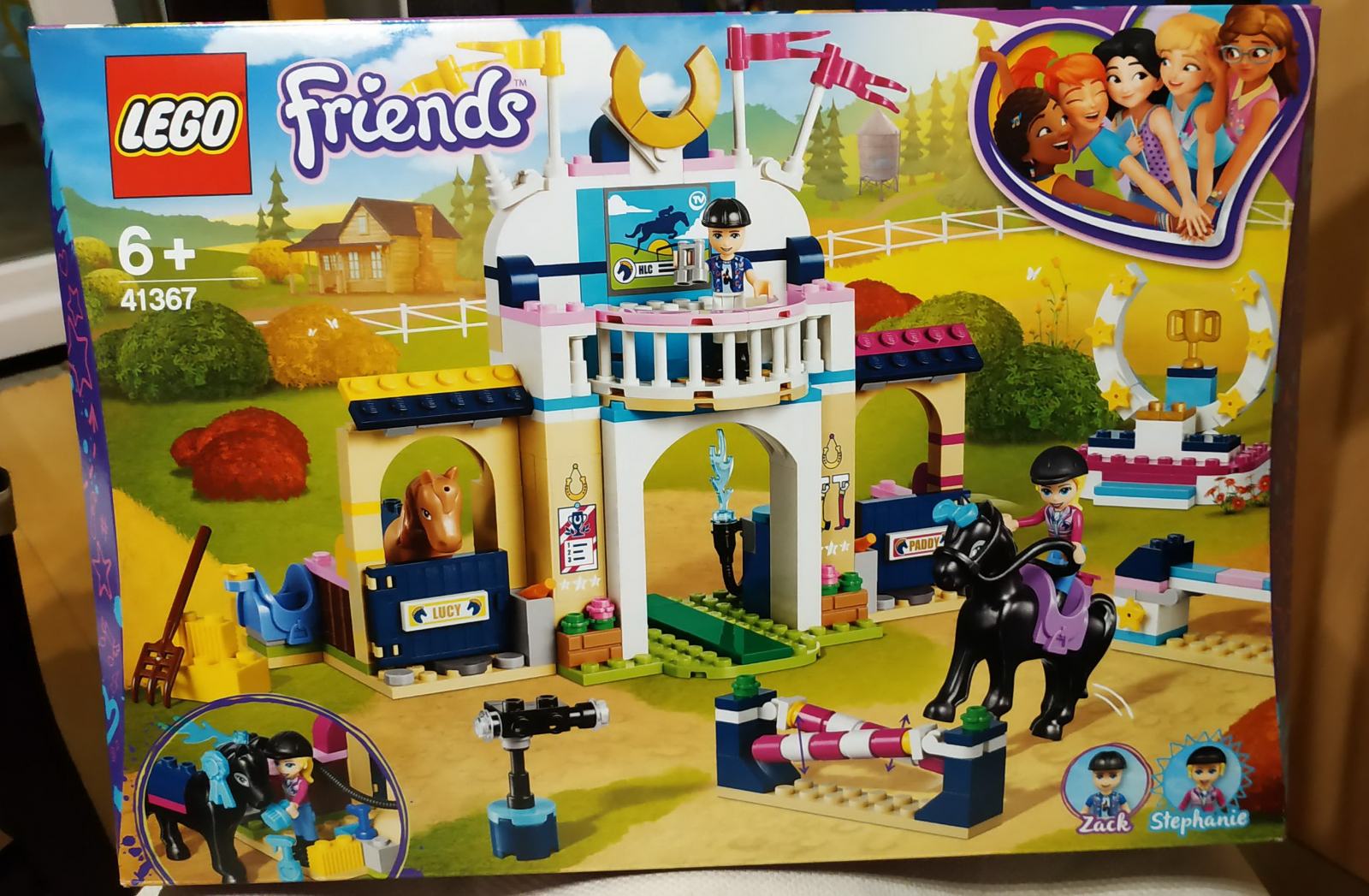 LEGO Friends 41367-Stephanies Obstacle Course-NOVO