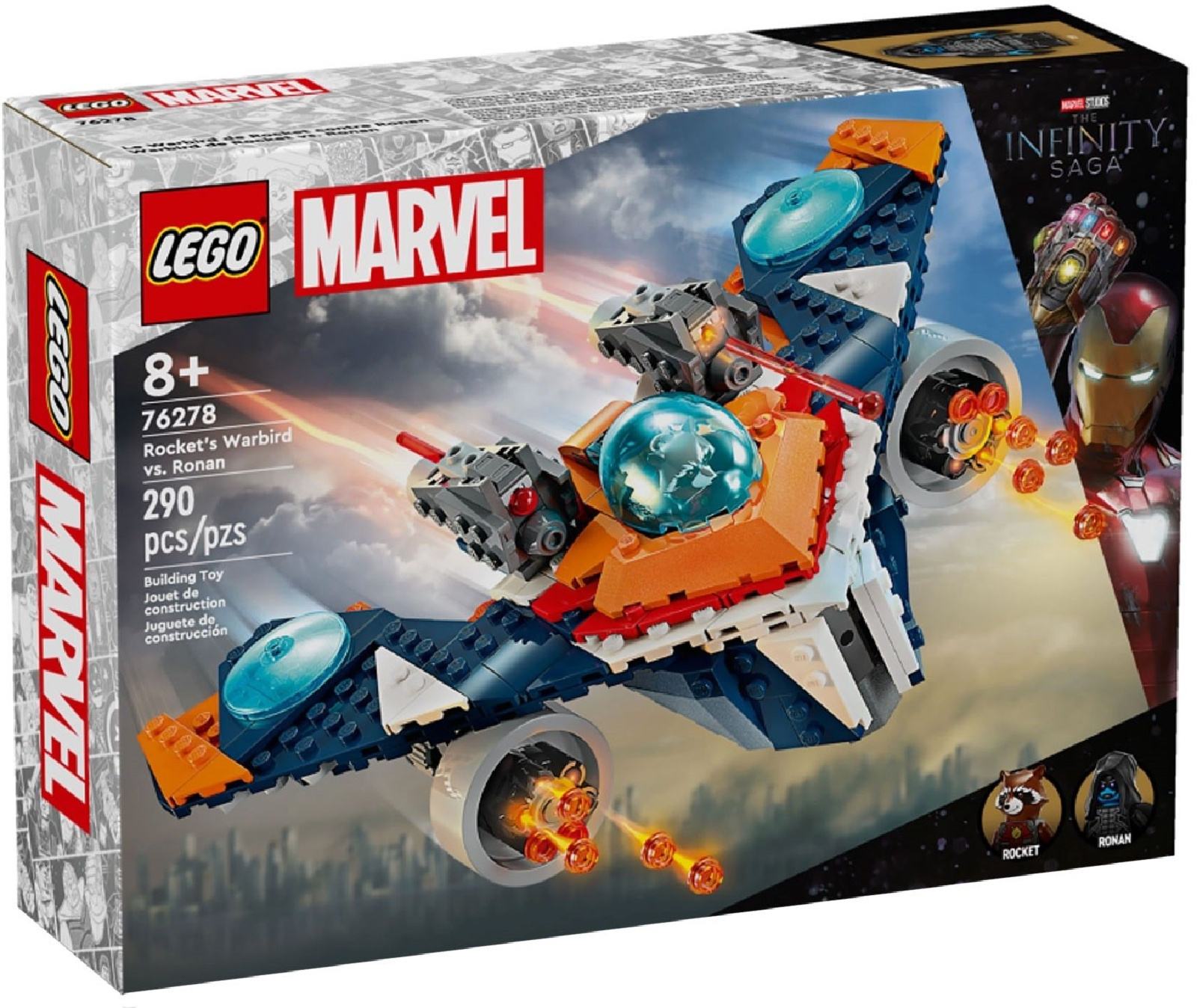 LEGO Marvel Rockets Warbird brod protiv Ronana novi neotvoreni