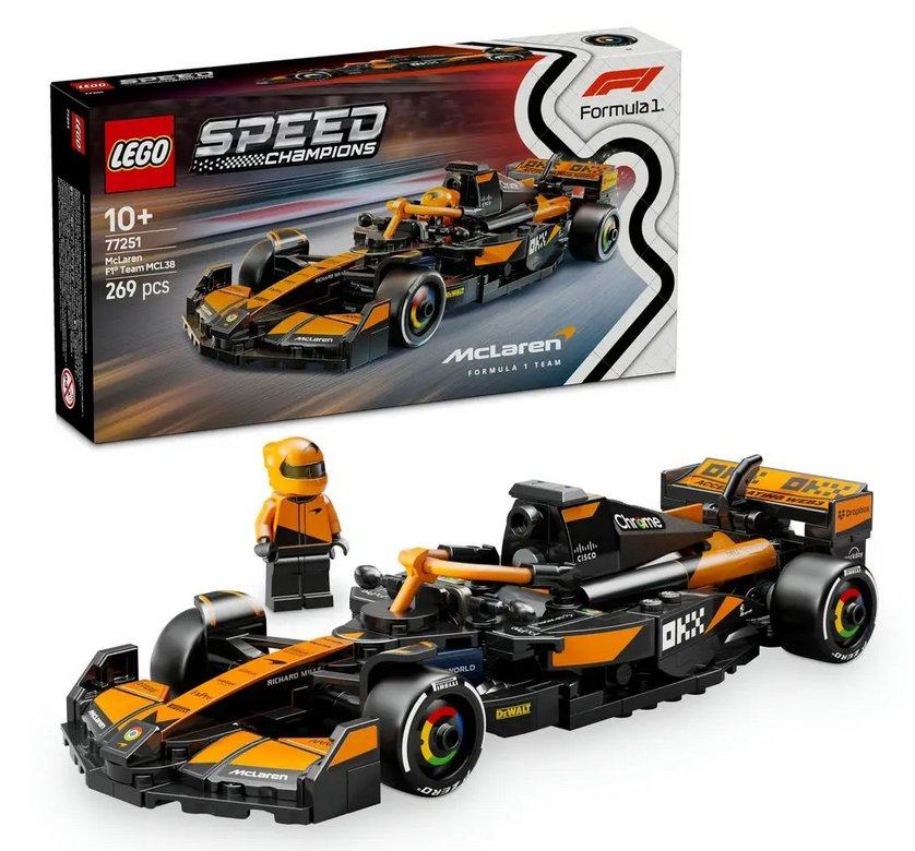 LEGO McLaren F1 Team MCL38, Speed Champions, LEGO 77251 - NOVO!