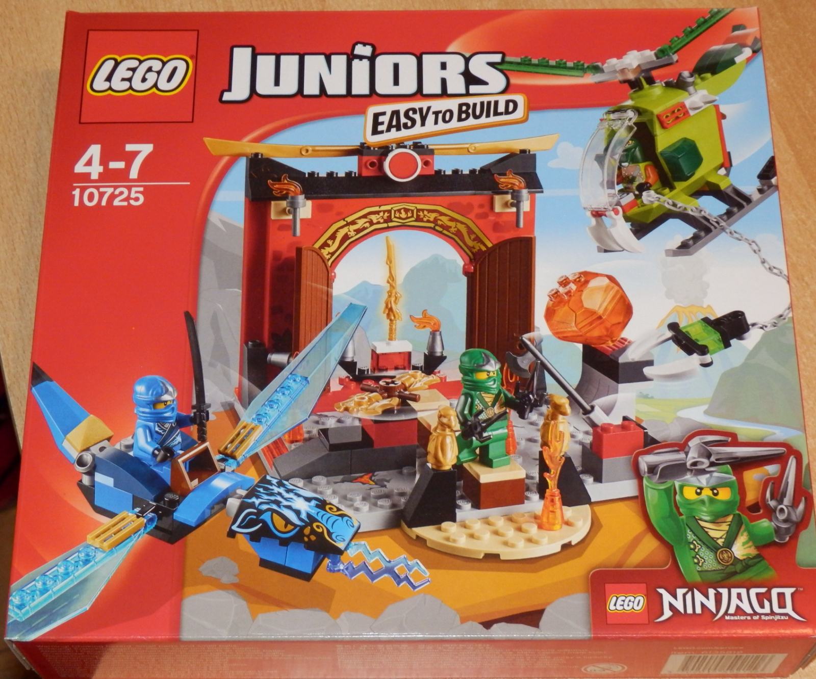 LEGO Ninjago Juniors 10725-Lost Temple-NOVO