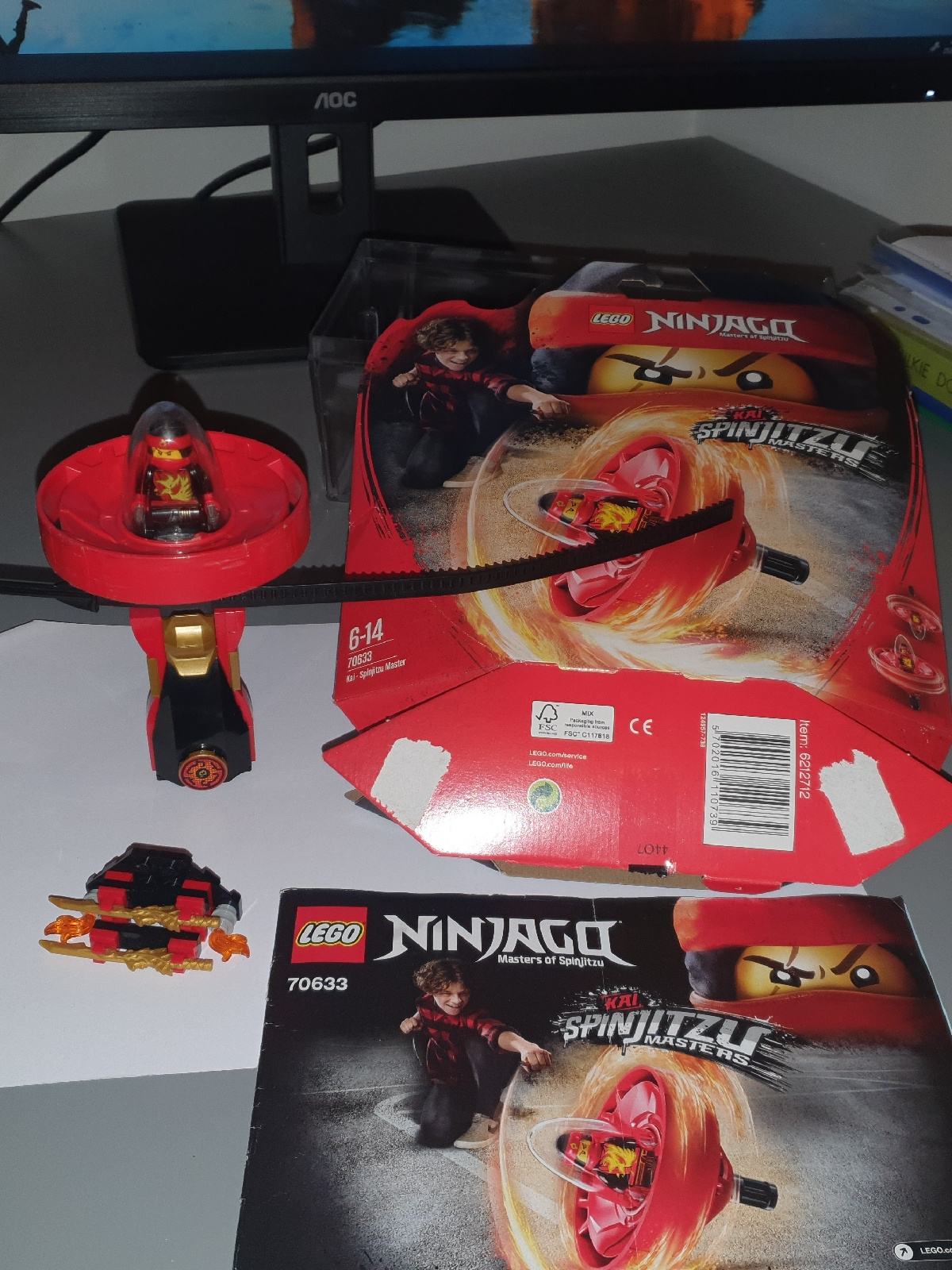 lego ninjago:Kai-Spinner majstor 70633