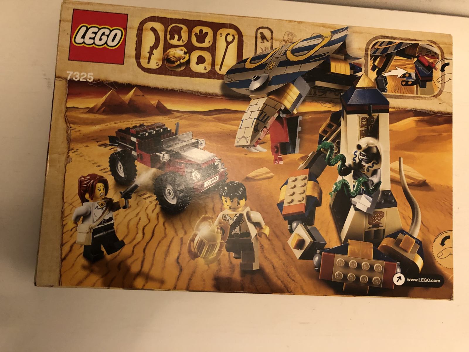 Lego Pharaoh’s Quest 7325 Cursed Cobra Statue, novo