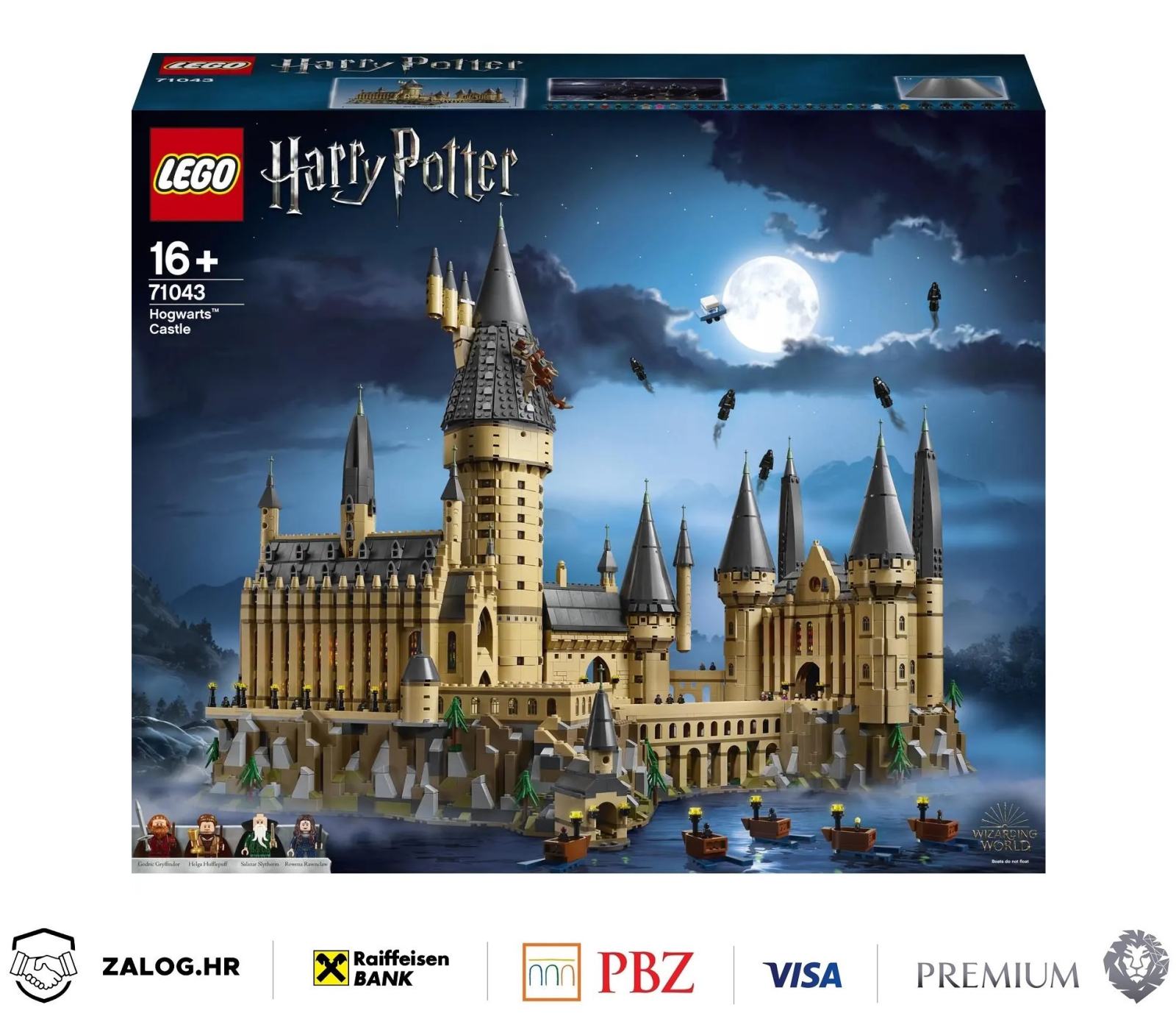 LEGO SET DVORAC HOGWARTS 71043 ***DO 24 RATE*** R1! NOVO!