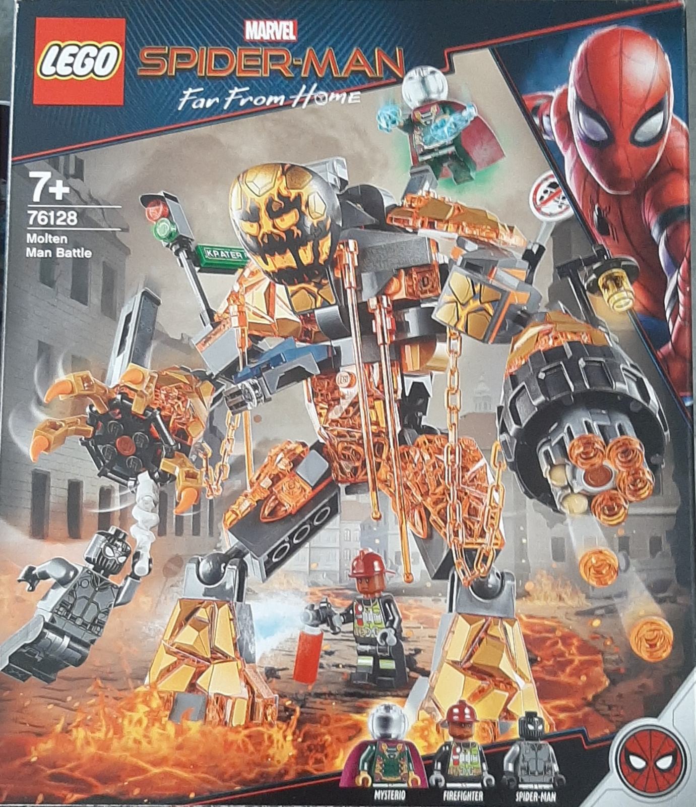 LEGO SPIDER-MAN Molten Man Battle 76128
