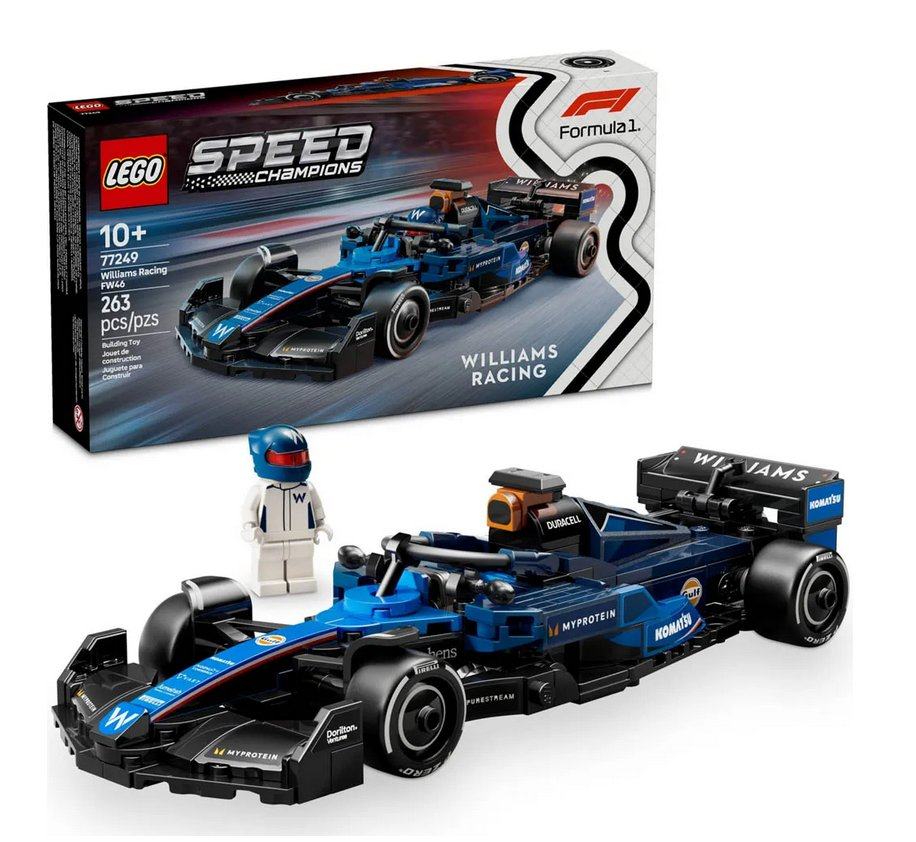 LEGO Williams Racing FW46 F1, Speed Champions, LEGO 77249 - NOVO!