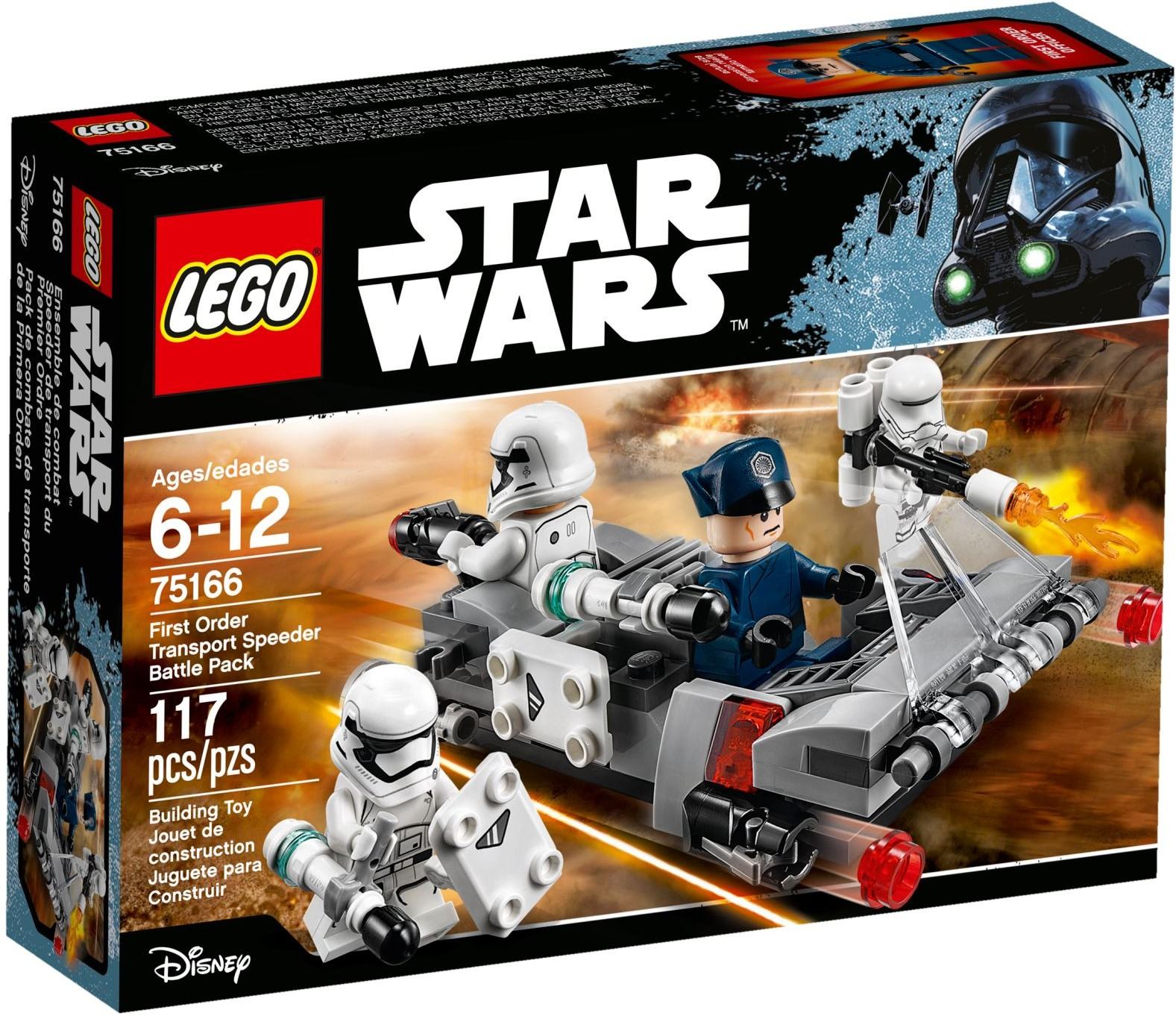 Prodajem Lego StarWars 75166:First Order Transport Speeder Battle Pack