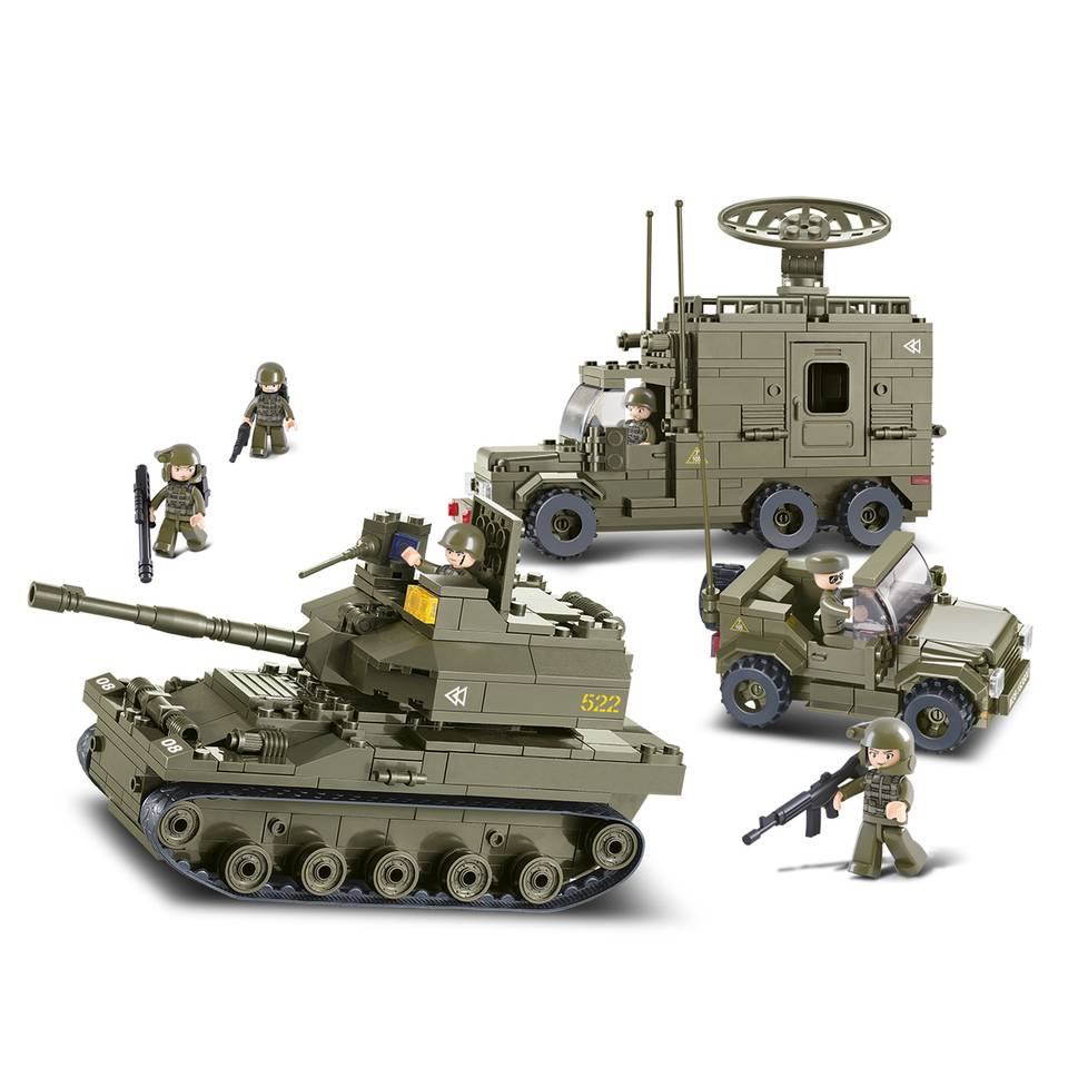 VOJNI SET TENK / RADARNO VOZILO / TERENAC - M38-B0308