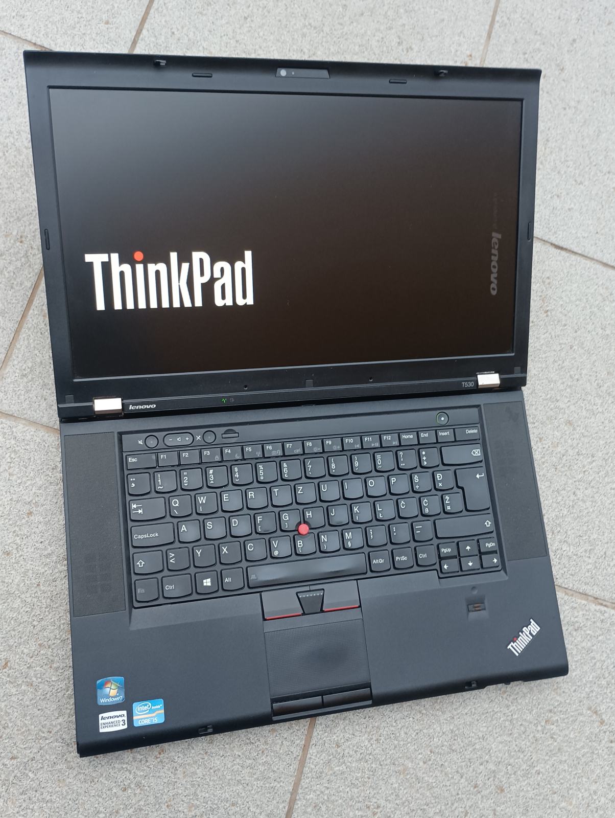 LENOVO THINKPAD T530, 15.6, CORE i5-3210M, 4GB RAM,SSD, WIN 10 PRO