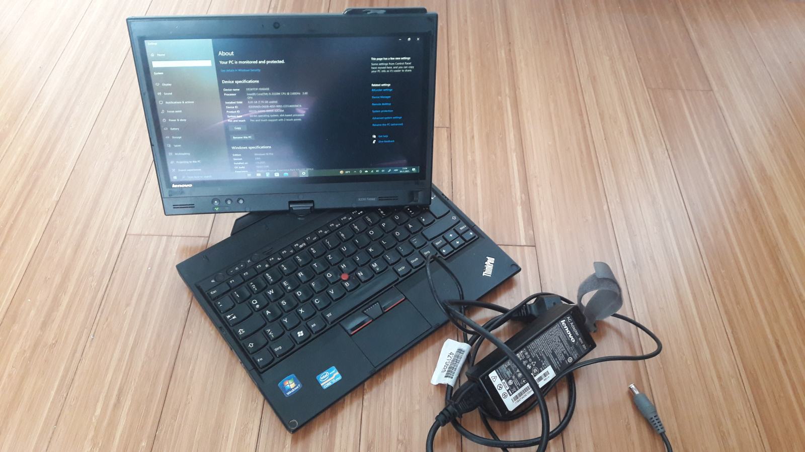 ThinkPad X230t Tablet i5-3320M 12.5 TOUCH IPS 8GB RAM 180GB SSD