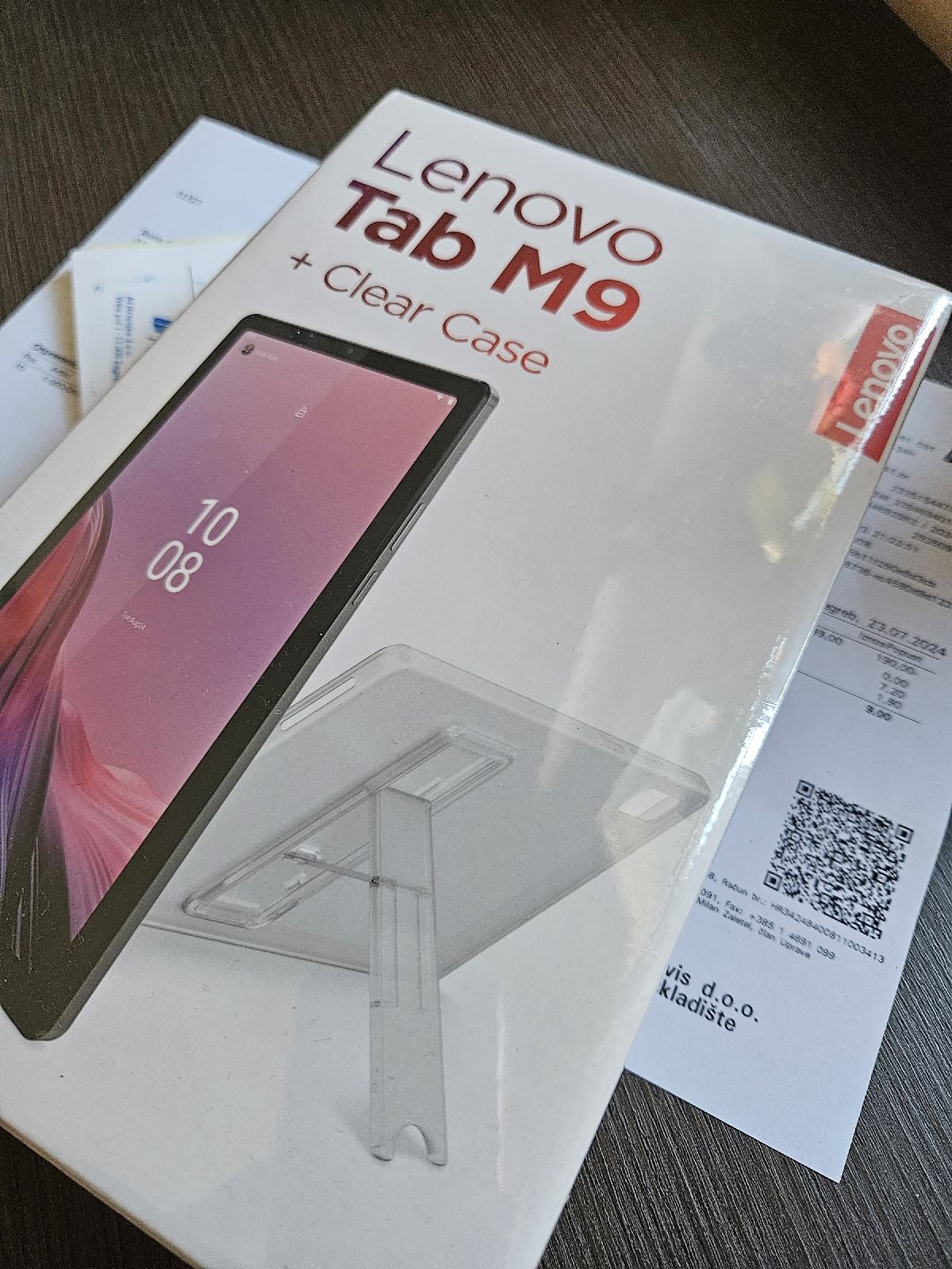 LENOVO TAB M9 + clear case !! NOVO ZAPAKIRANO