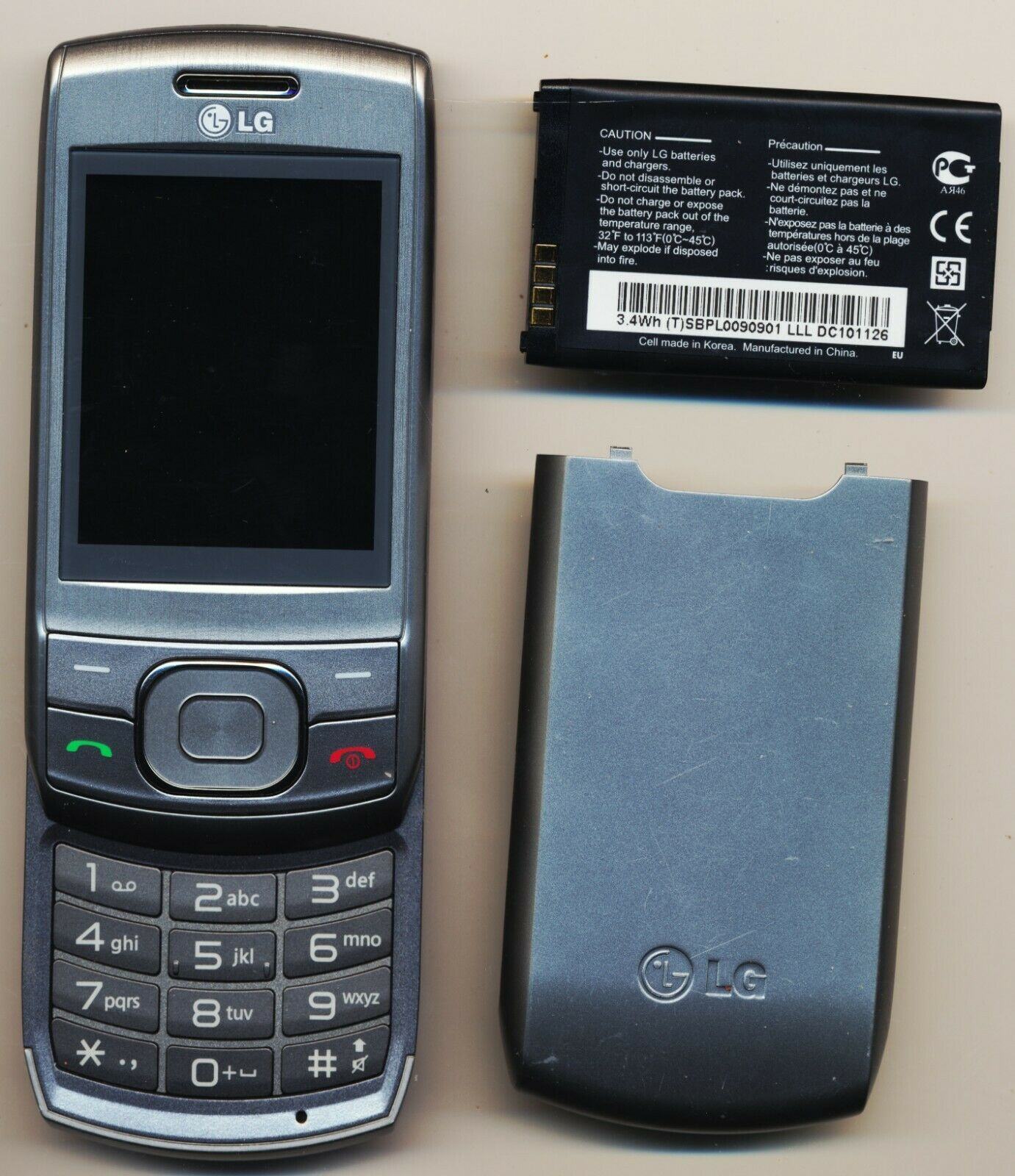 LG GU230 Dimsun SVE MREŽE punjač CRNI klizni⭐️NJUŠKALO RAČUN 12GOD⭐️