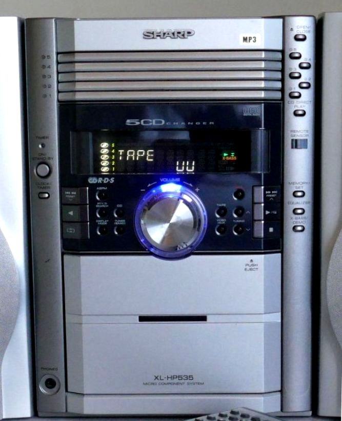 ISPRAVNA MUZIČKA LINIJA SHARP XL-HP535 SA DALJINSKIM I ZVUČNICIMA