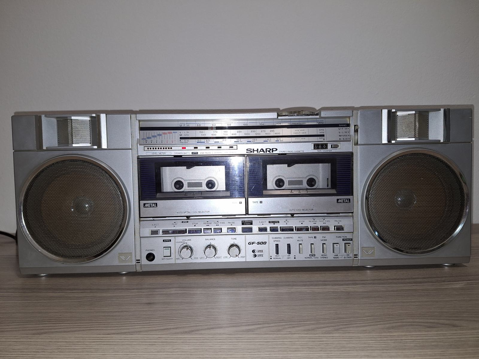 Kazetofon SHARP za dvije kazete model GF-500