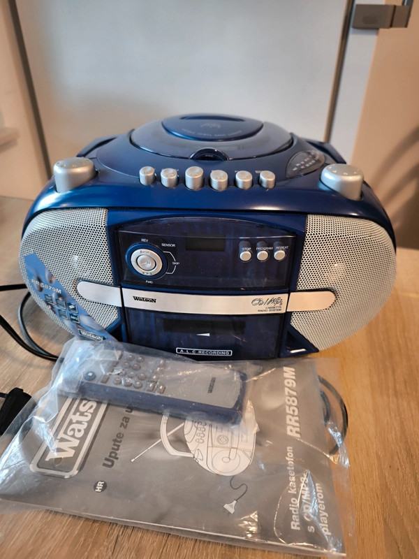 Radio, kasetofon i cd player
