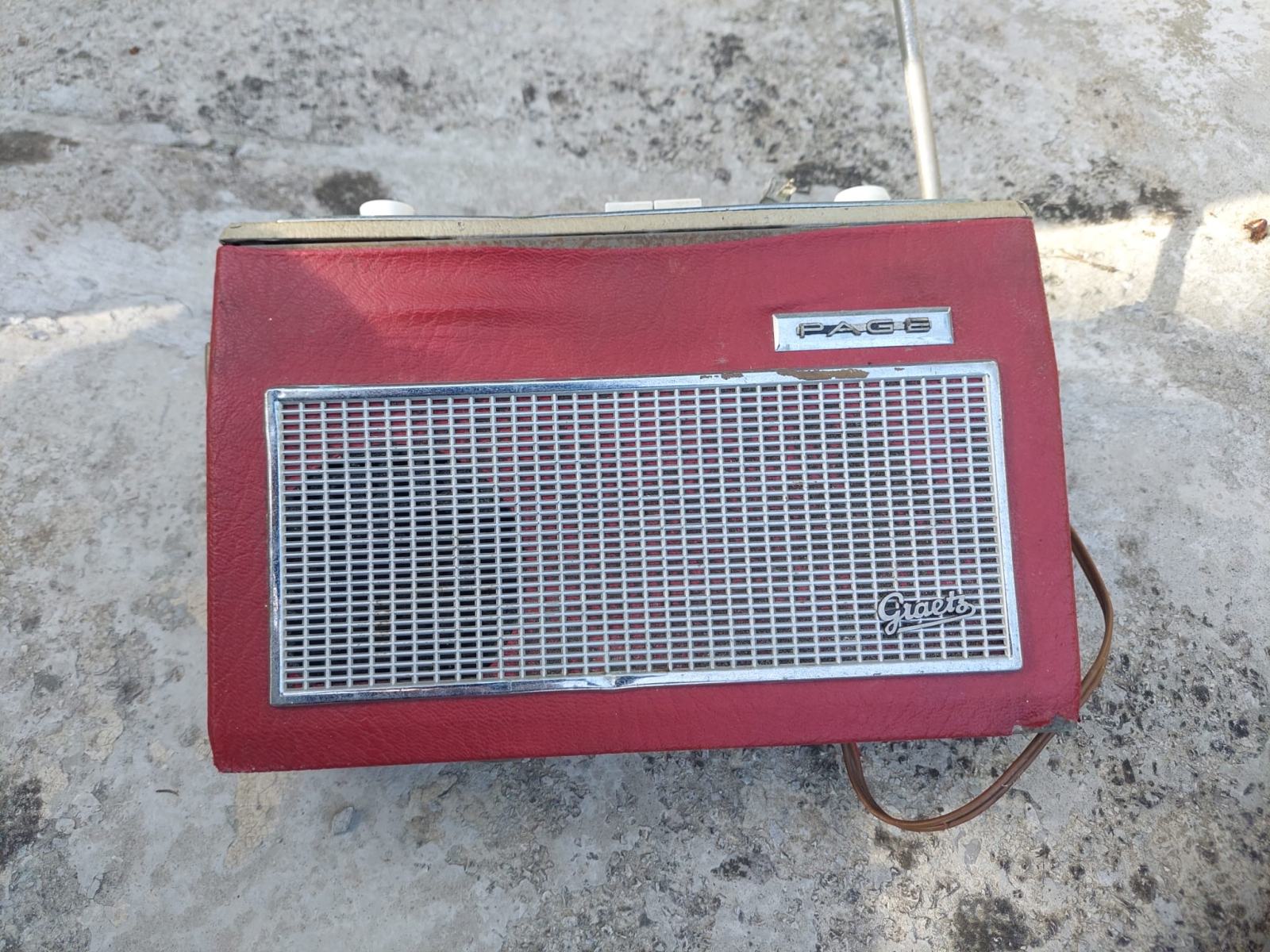 Retro/vintage Page Gratz radio tranzistor iz 1960-ih