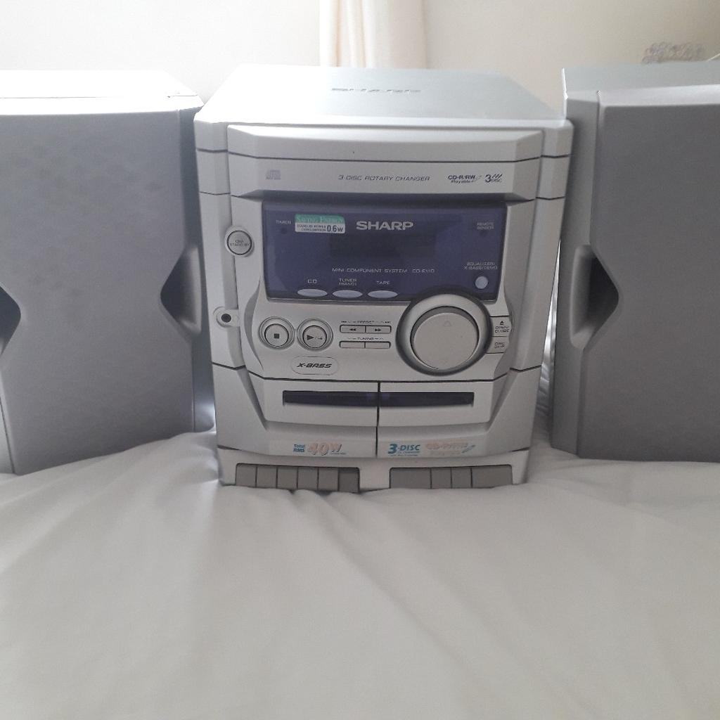 SHARP CD-E110 MIDI LINIJA 3XCD / RADIO FM/AM / TAPE BEZ ZVUČNIKA I DA