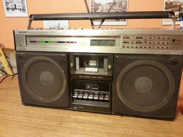 sharp gf 9595 boombox iz80-tih