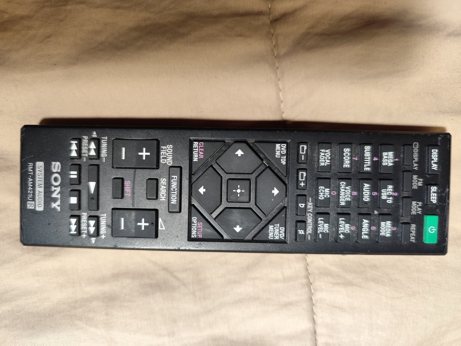 Sony daljinski upravljač