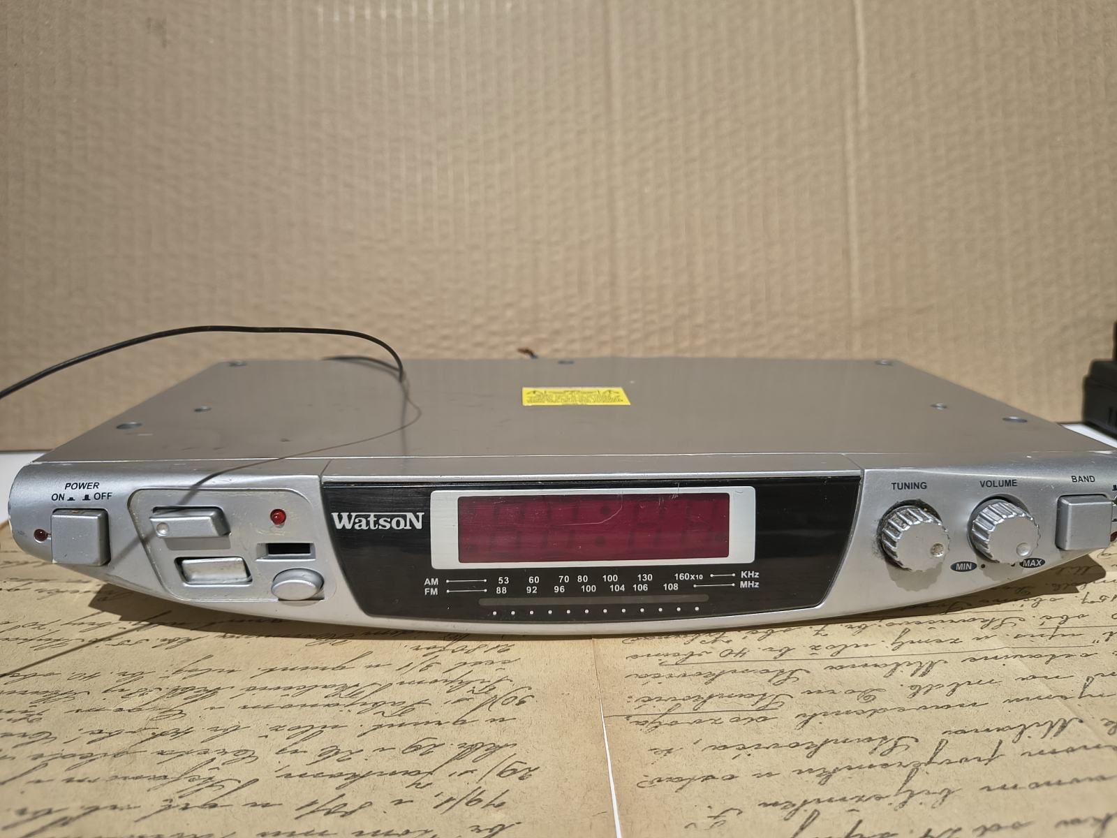 Vintage Watson AM/FM radio prijemnik