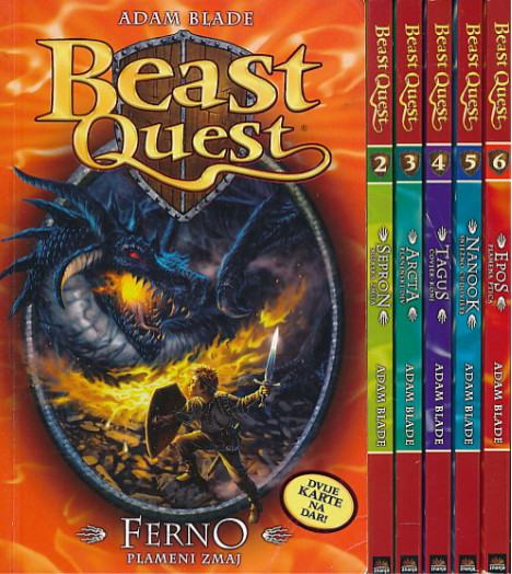 Adam Blade: Beast Quest 1-6 KOMPLET