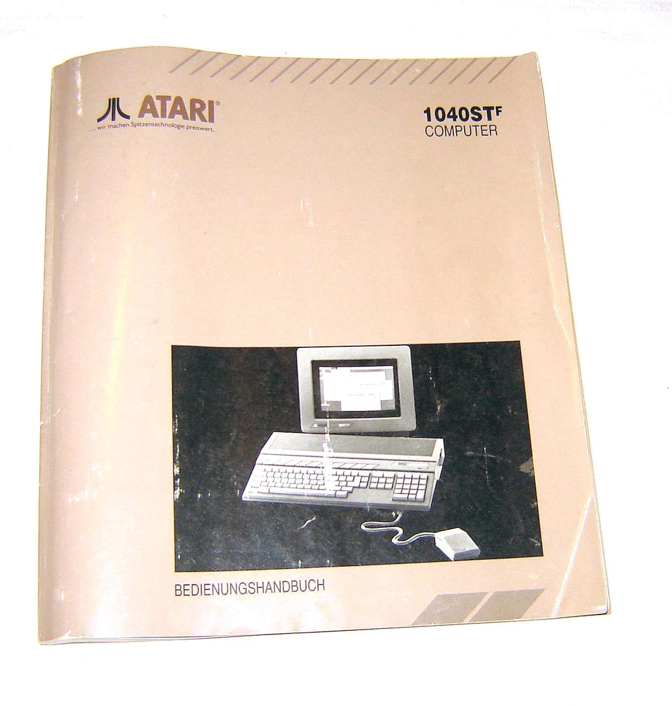 Atari 1040STF Computer Bedienungshandbuch