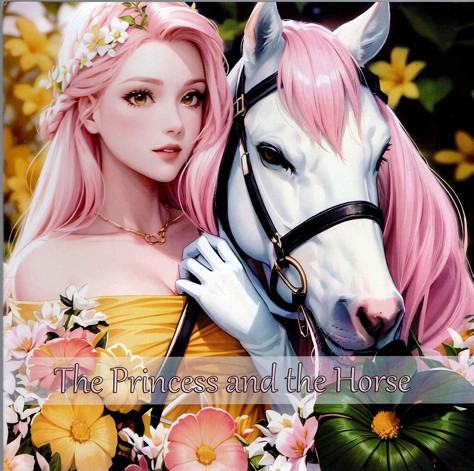 BOJANKA ZA ODRASLE THE PRINCESS AND THE HORSE