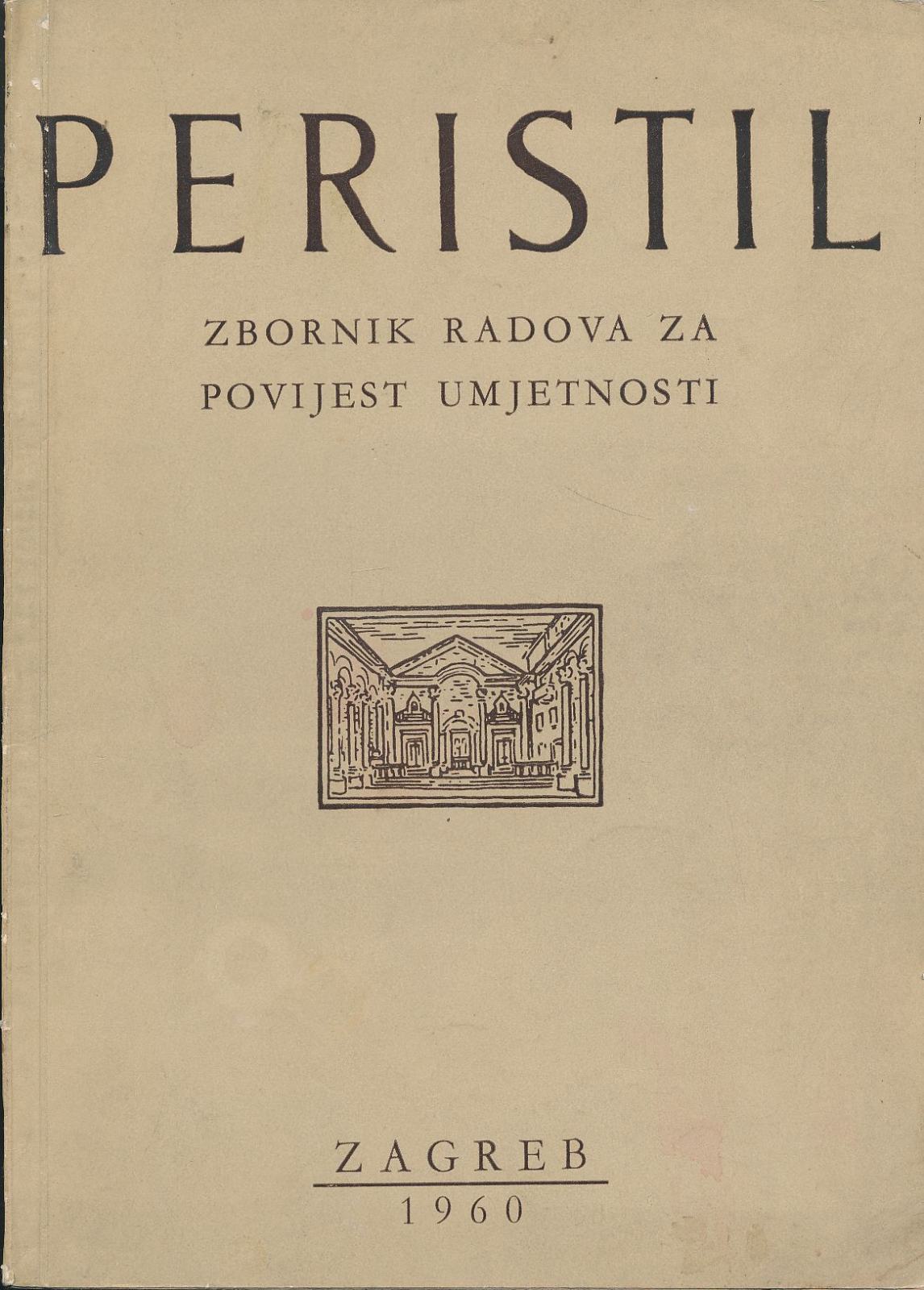 Časopis Peristil 1960 Hvar Zagreb Korčula ...