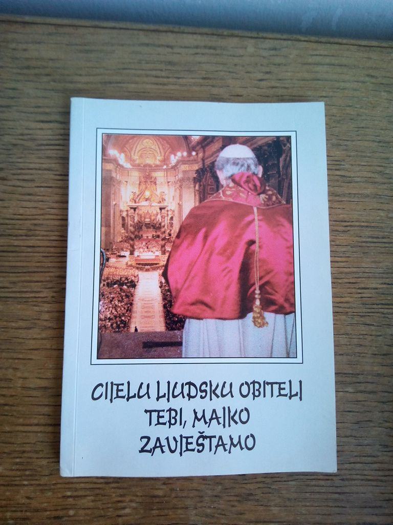 Cijelu ljudsku obitelj tebi, Majko zavještamo