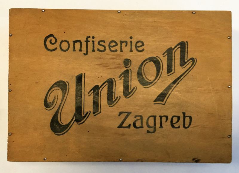 CONFISERIE UNION ZAGREB - DRVENA KUTIJA, TVORNICA KANDITA I ČOKOLADE,